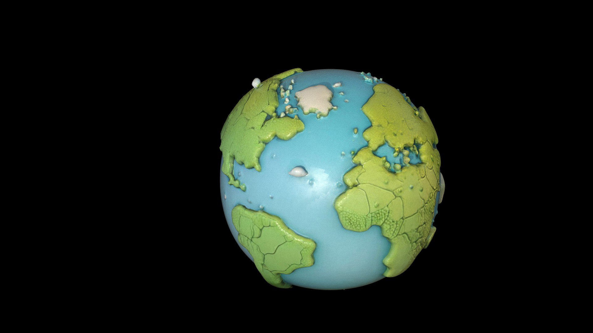 Cartoon Earth Planets 3D Model - TurboSquid 2314749