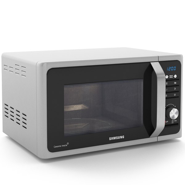 modelo 3d Microondas Samsung MS23F301TFW - TurboSquid 1870637