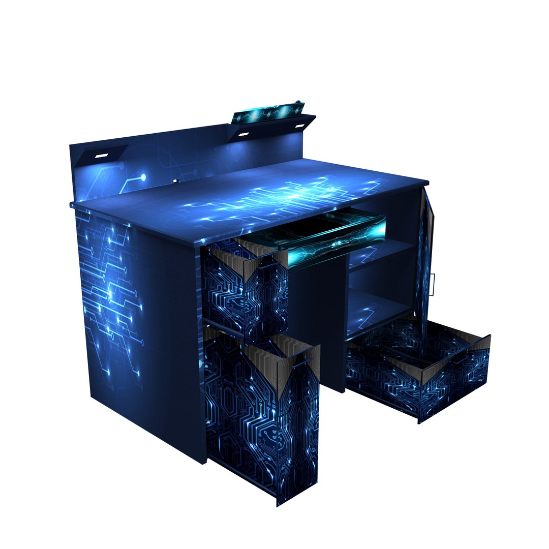 3D Computer Table - TurboSquid 1716158