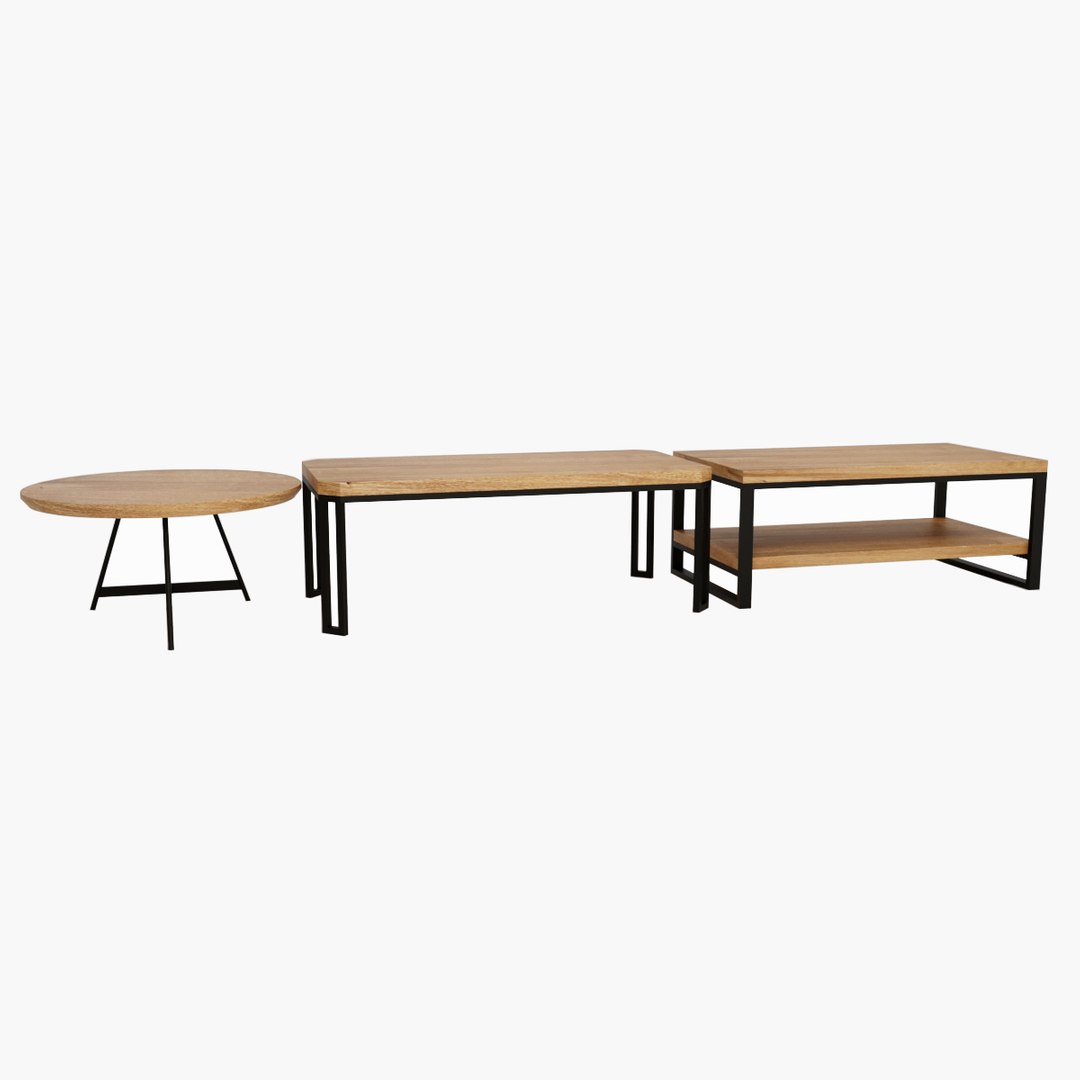 3D COFFEE TABLE PACK 2 Model - TurboSquid 2017564