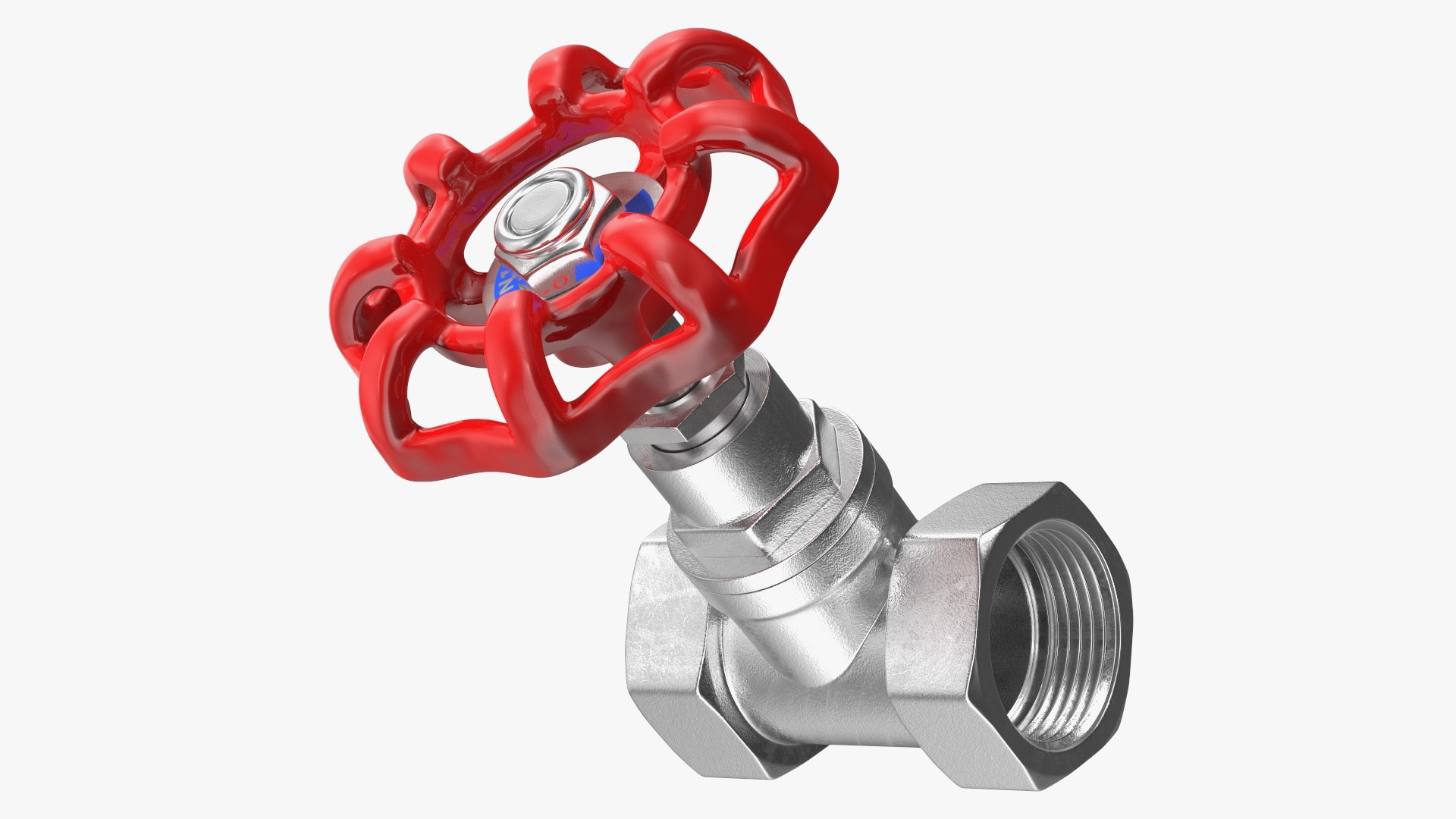 3D Globe Steam Stop Valve Steel Model - TurboSquid 1977377