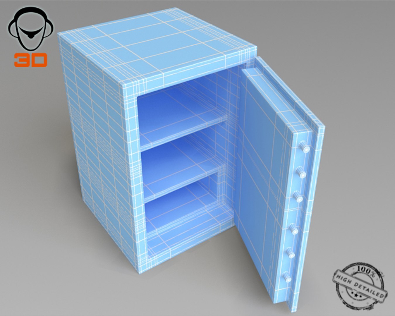 Locker 3d Max