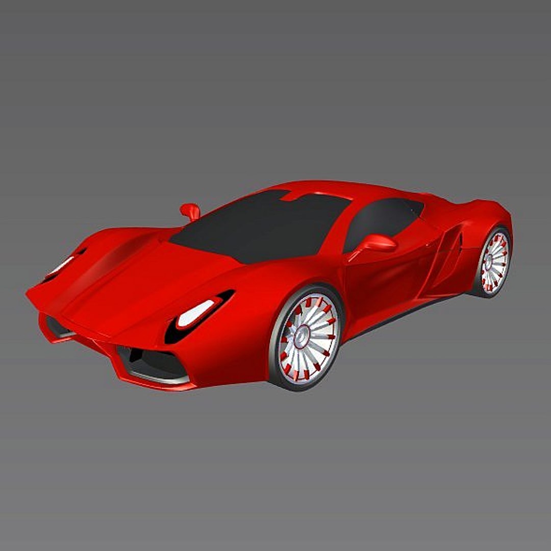 Supercar Concept Car Model - TurboSquid 1211401