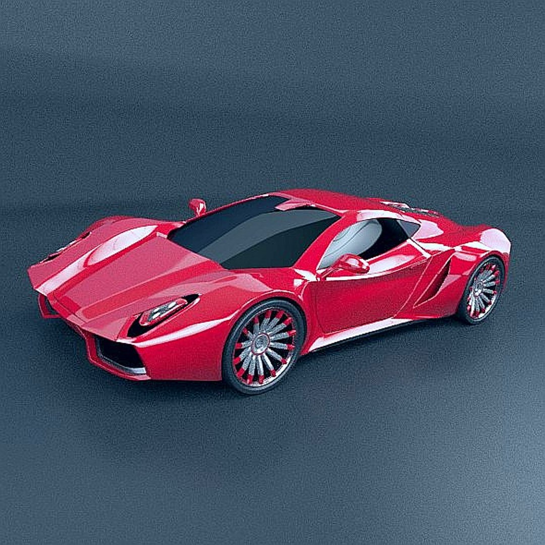 Supercar Concept Car Model - TurboSquid 1211401
