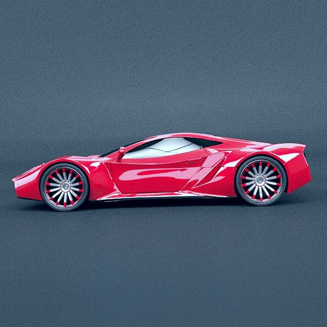 Supercar Concept Car Model - TurboSquid 1211401
