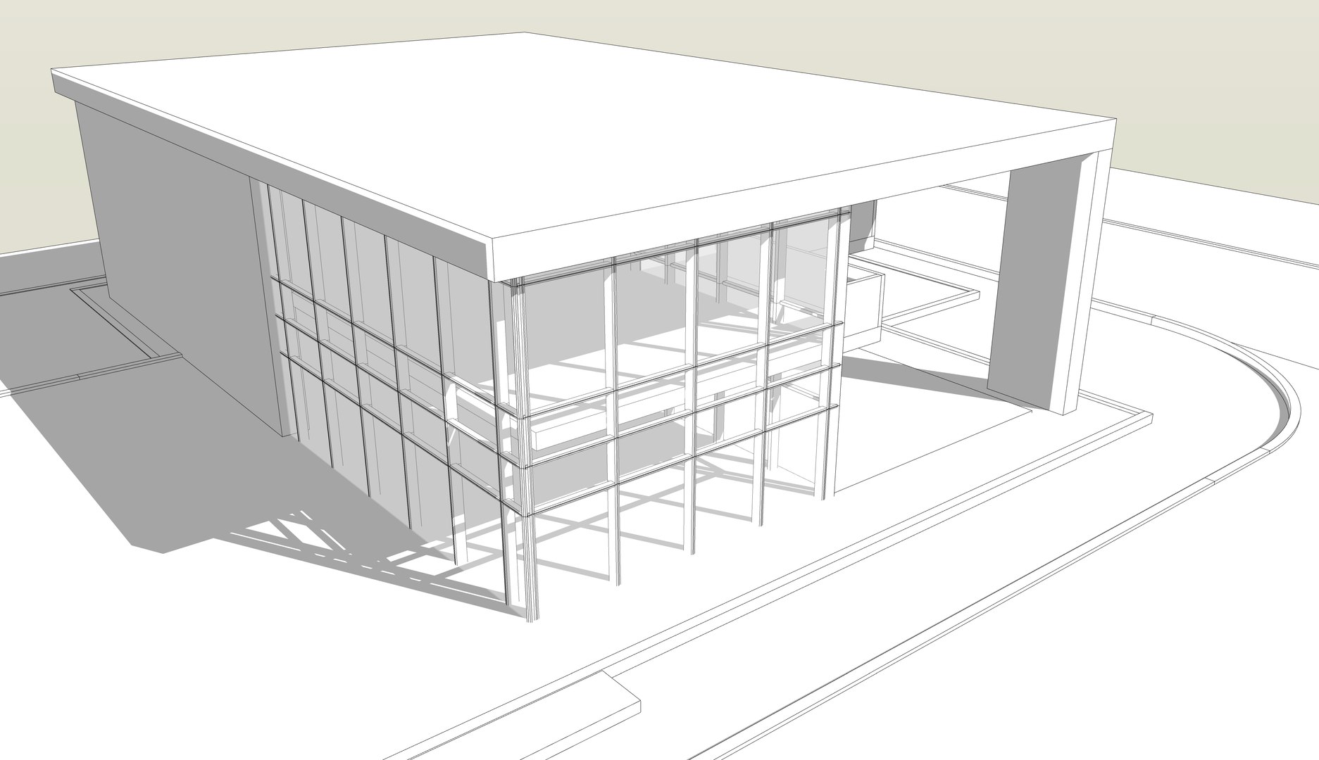 Two-storey Office 3D Model - TurboSquid 1634597