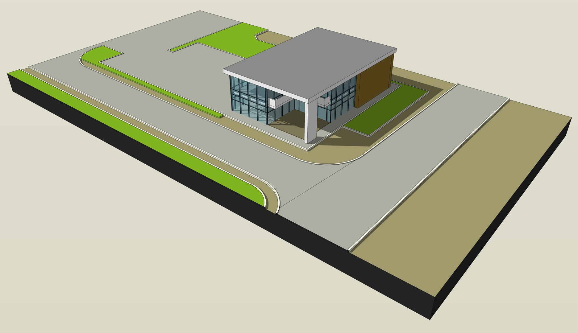 Two-storey Office 3D Model - TurboSquid 1634597