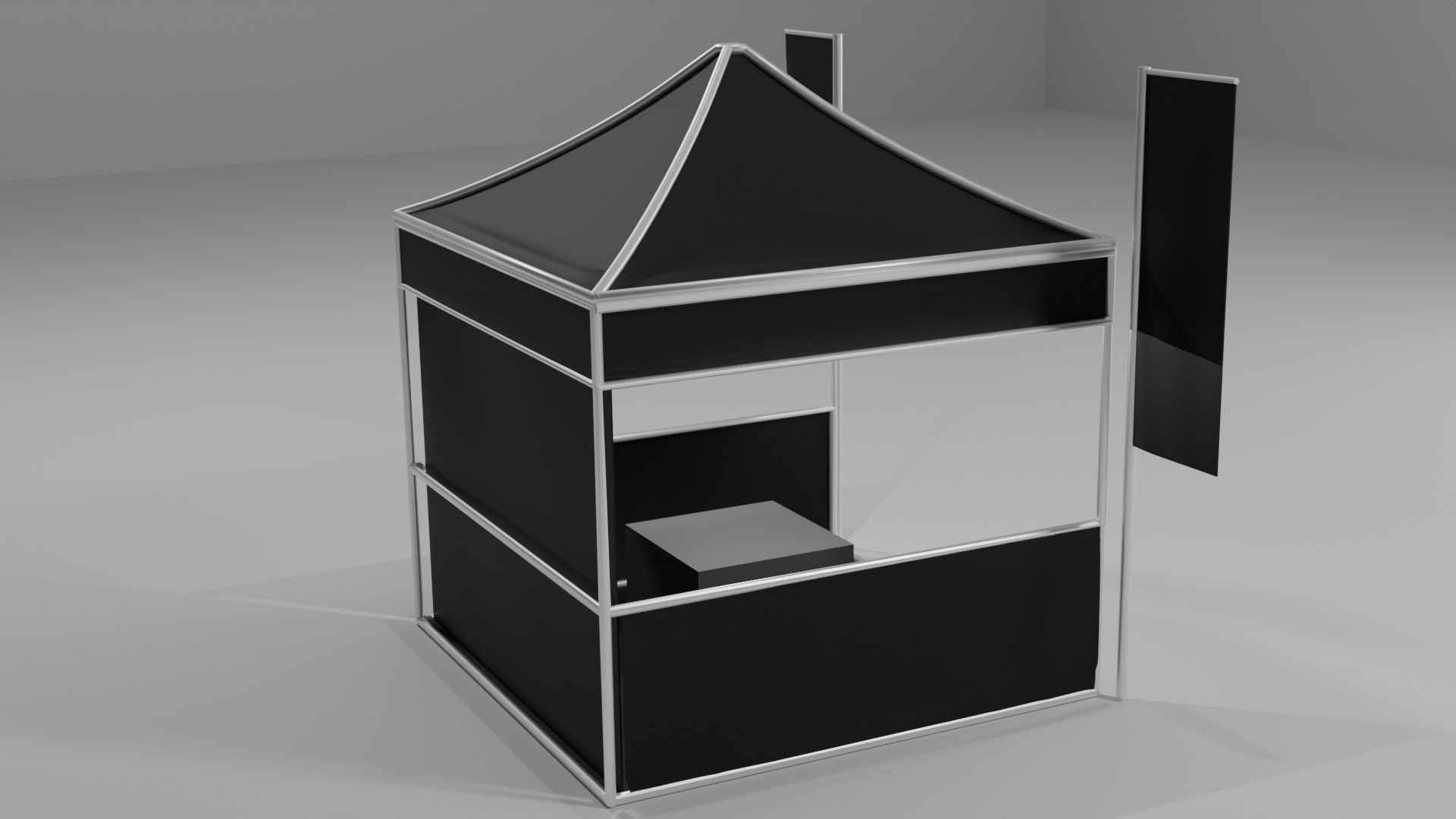 Simple Stand Tenant 3D - TurboSquid 2356780