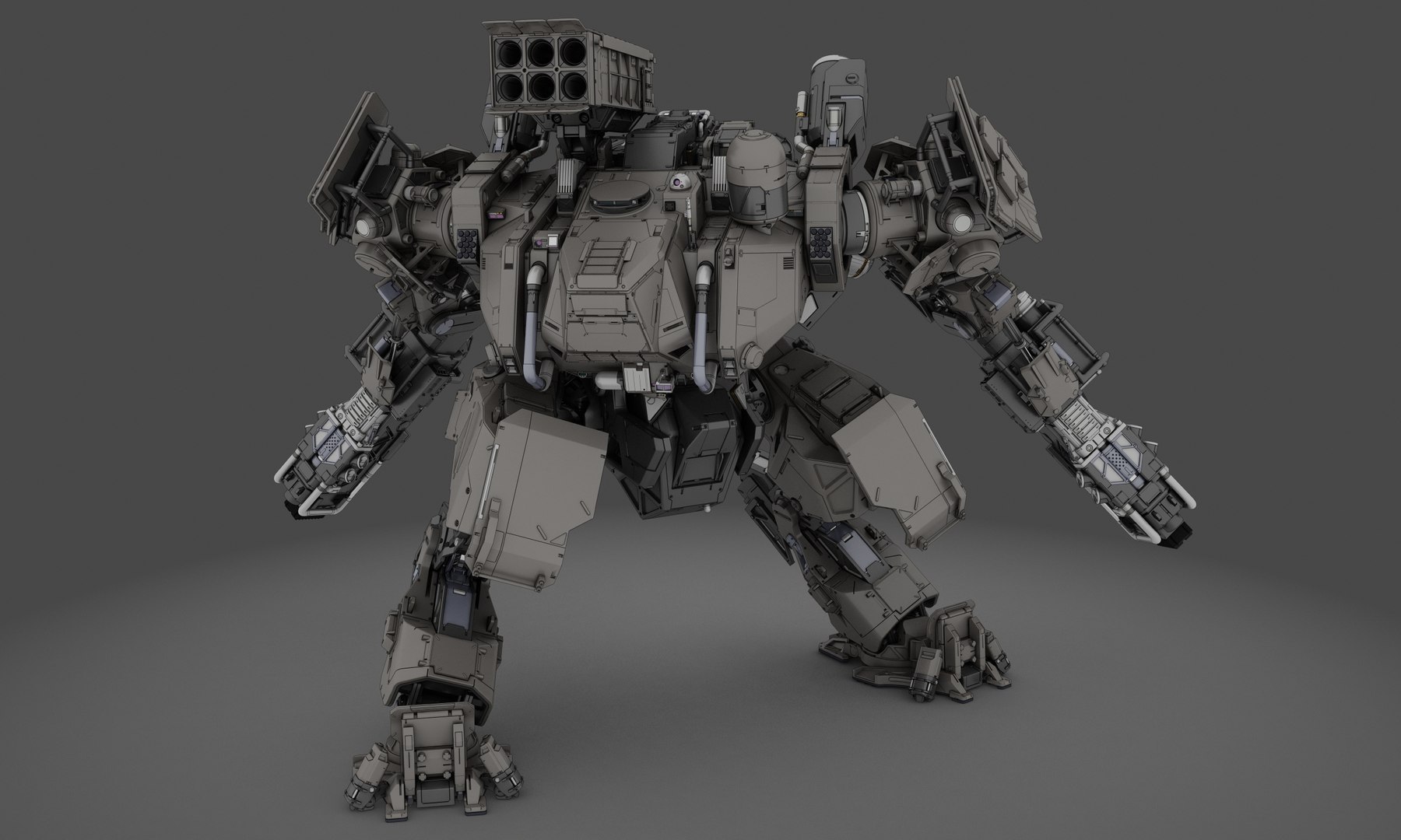 Mech Mecha Robot Model - TurboSquid 1510708