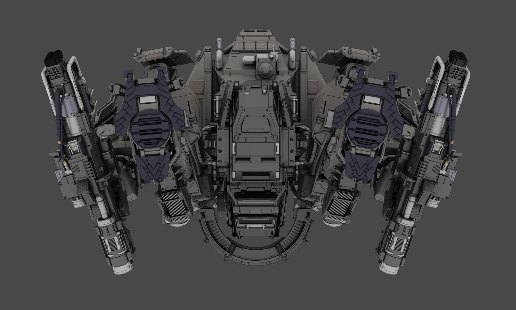 Mech Mecha Robot Model - TurboSquid 1510708