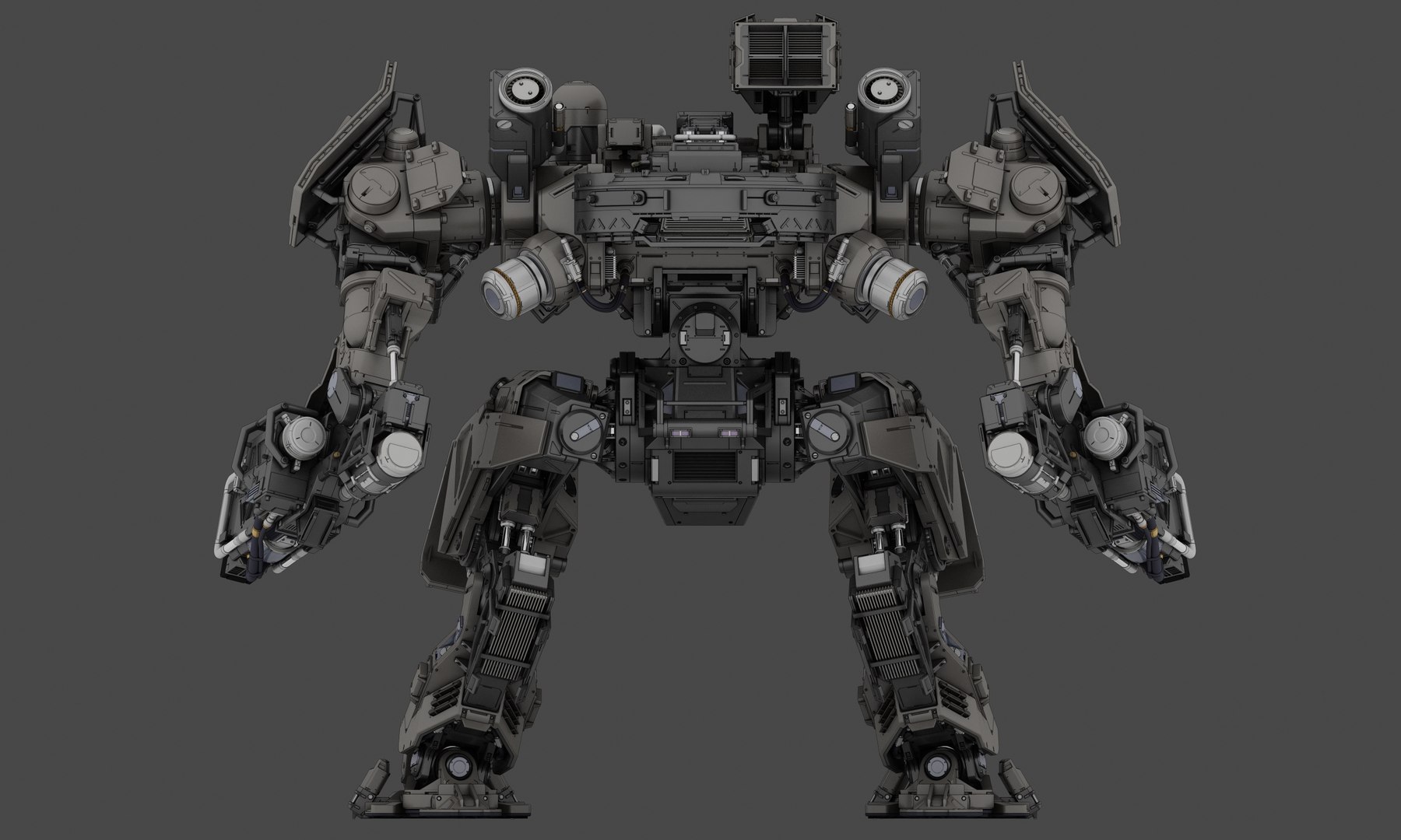 Mech Mecha Robot Model - TurboSquid 1510708