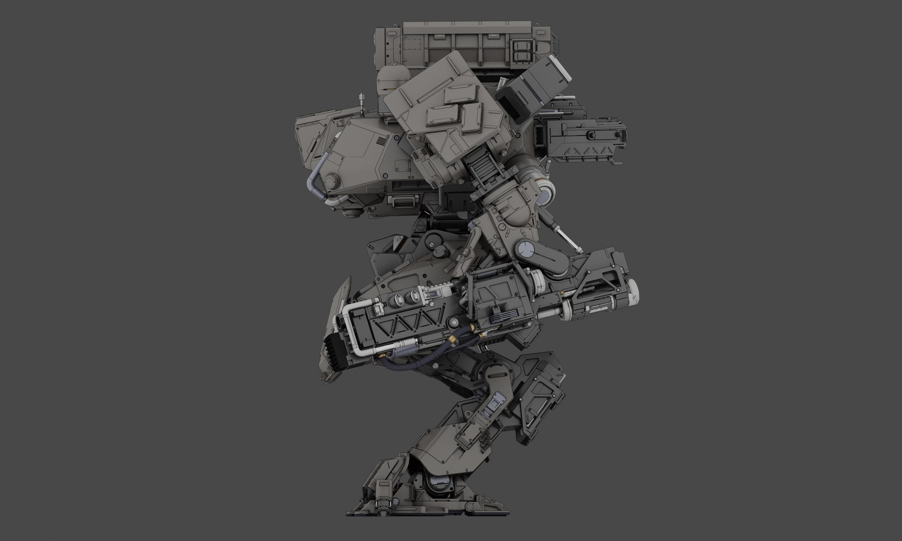 Mech Mecha Robot Model - TurboSquid 1510708