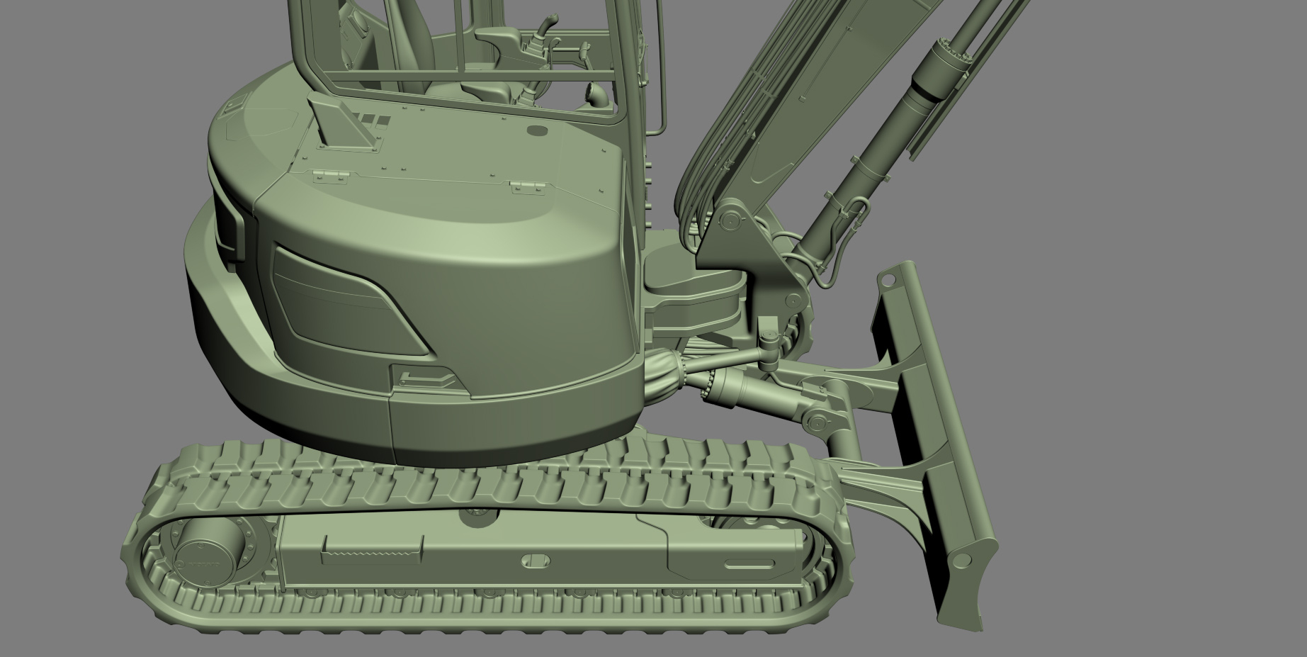 Ecr88d compact excavator rigged 3D model - TurboSquid 1555530
