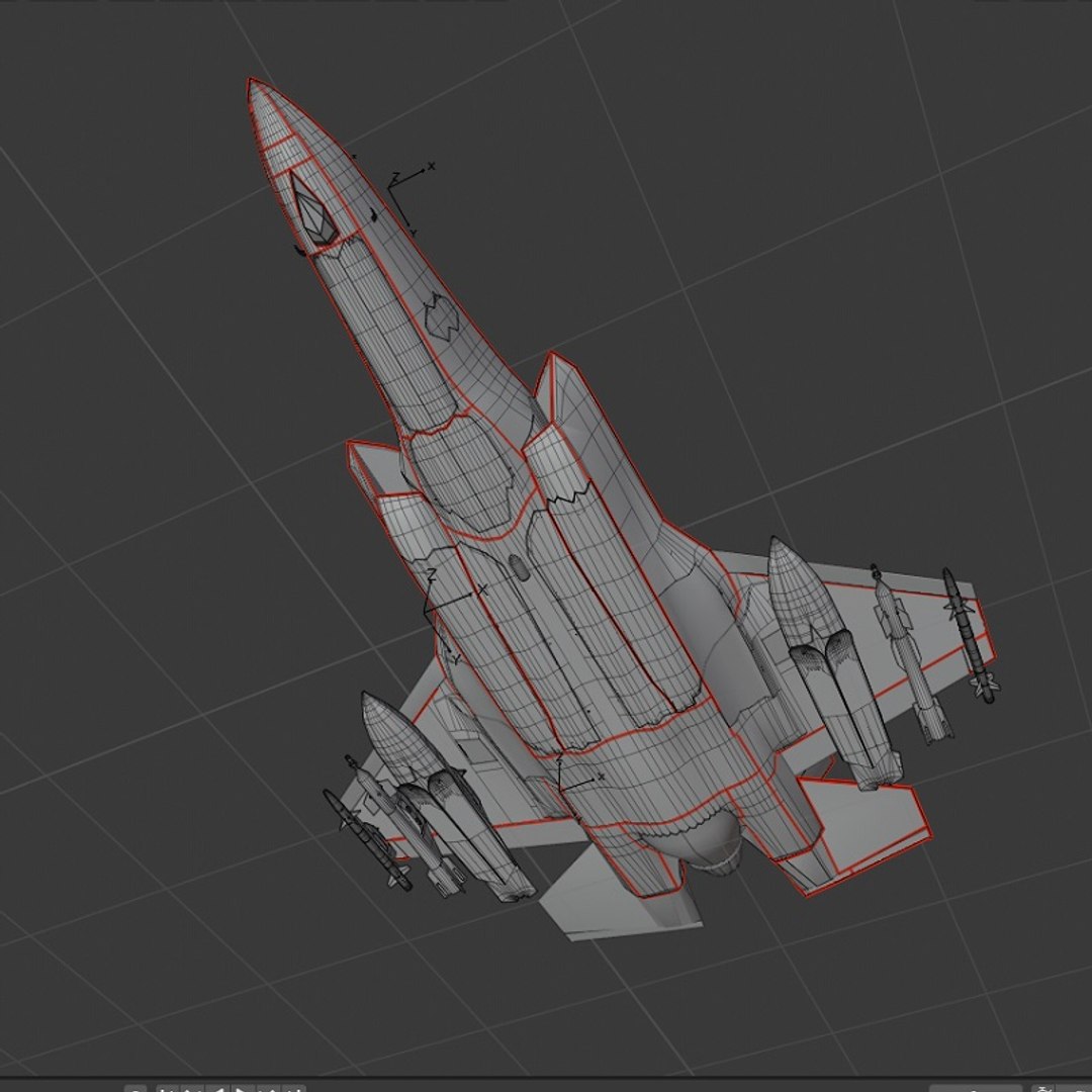 3D fighter airplane lockheed model - TurboSquid 1542701