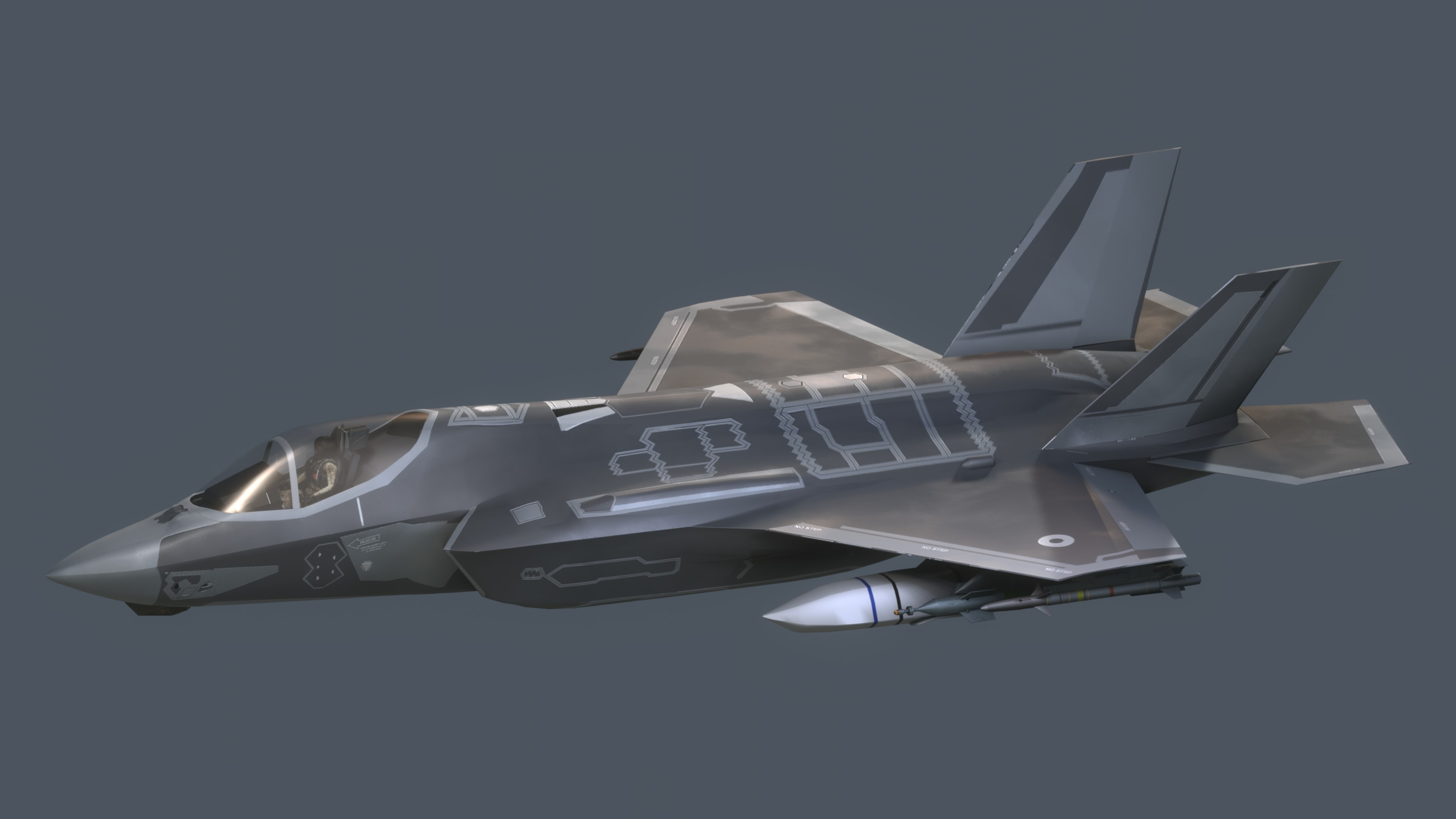 3D fighter airplane lockheed model - TurboSquid 1542701