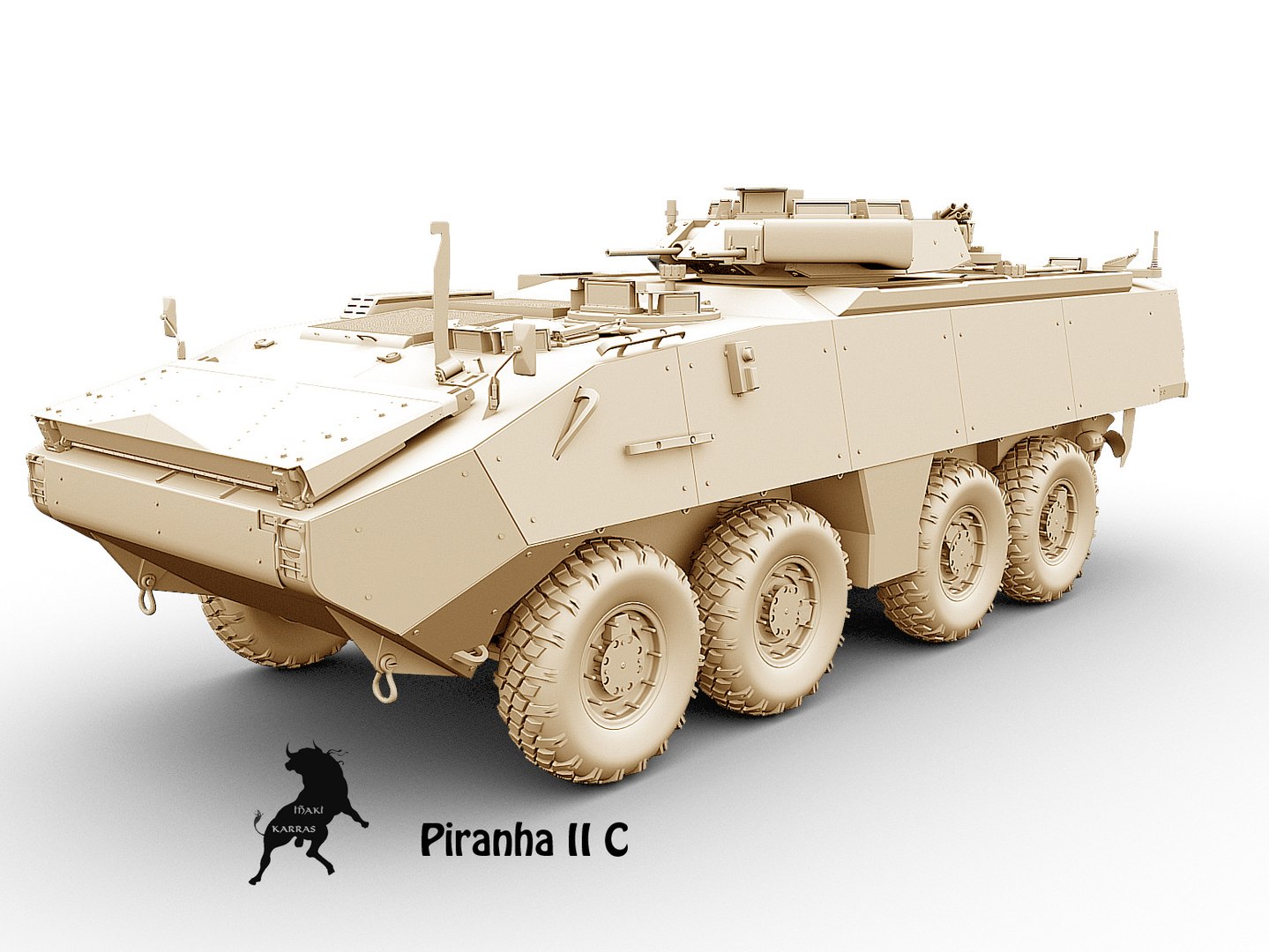 3d Model Piranha Marines