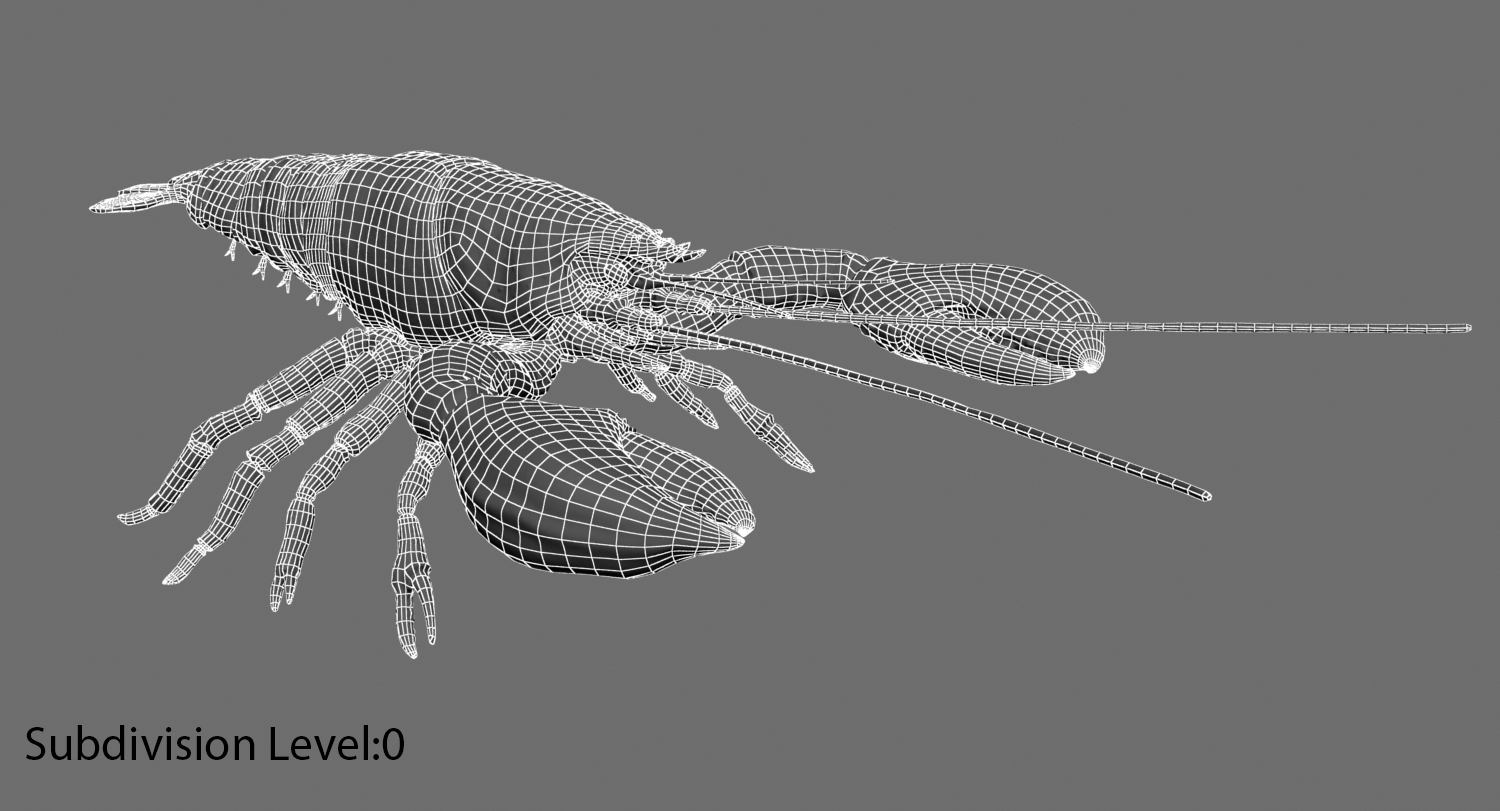 3D model lobster animation - TurboSquid 1190614