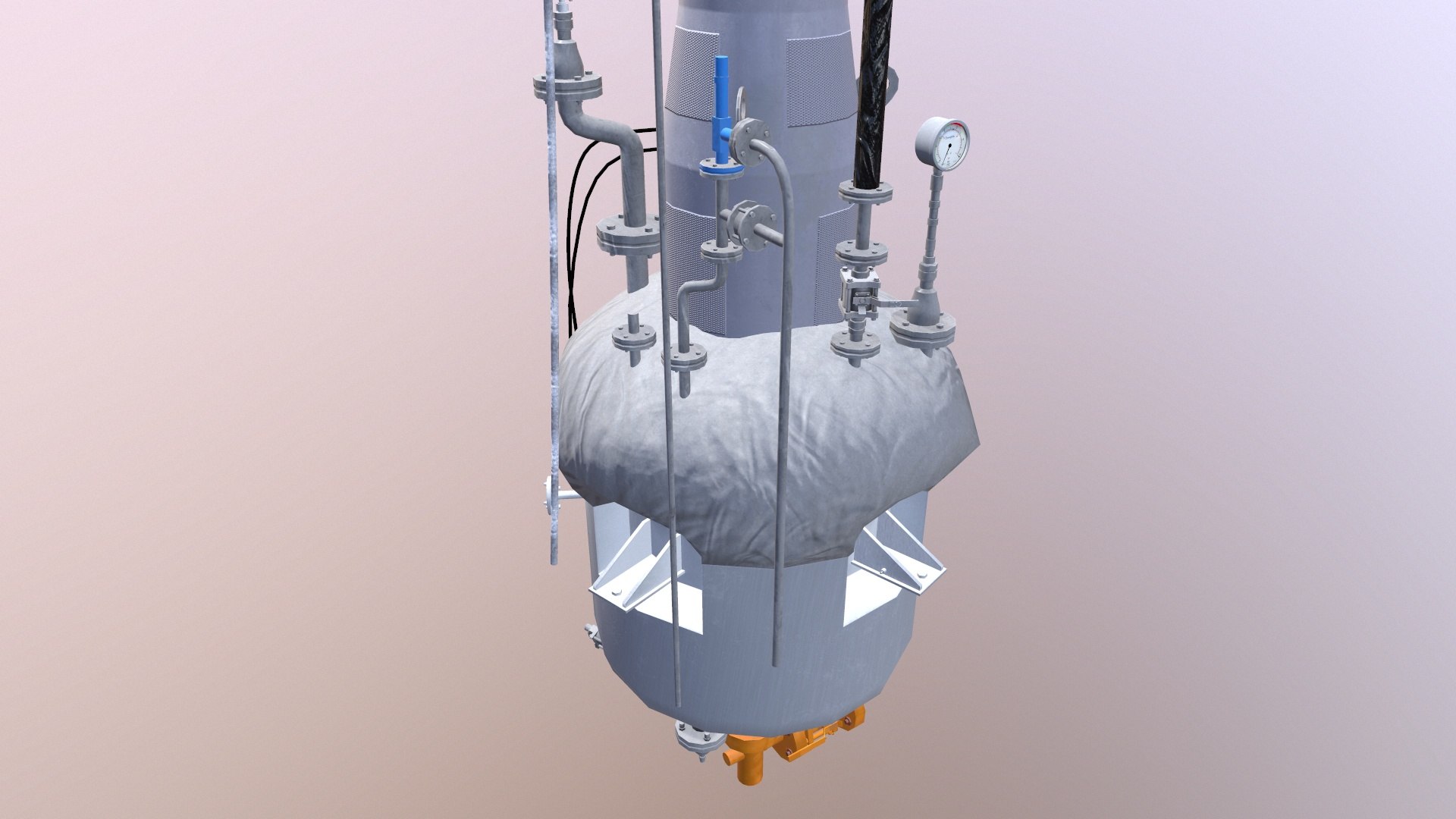 3D Vessel Tank Model - TurboSquid 2292007