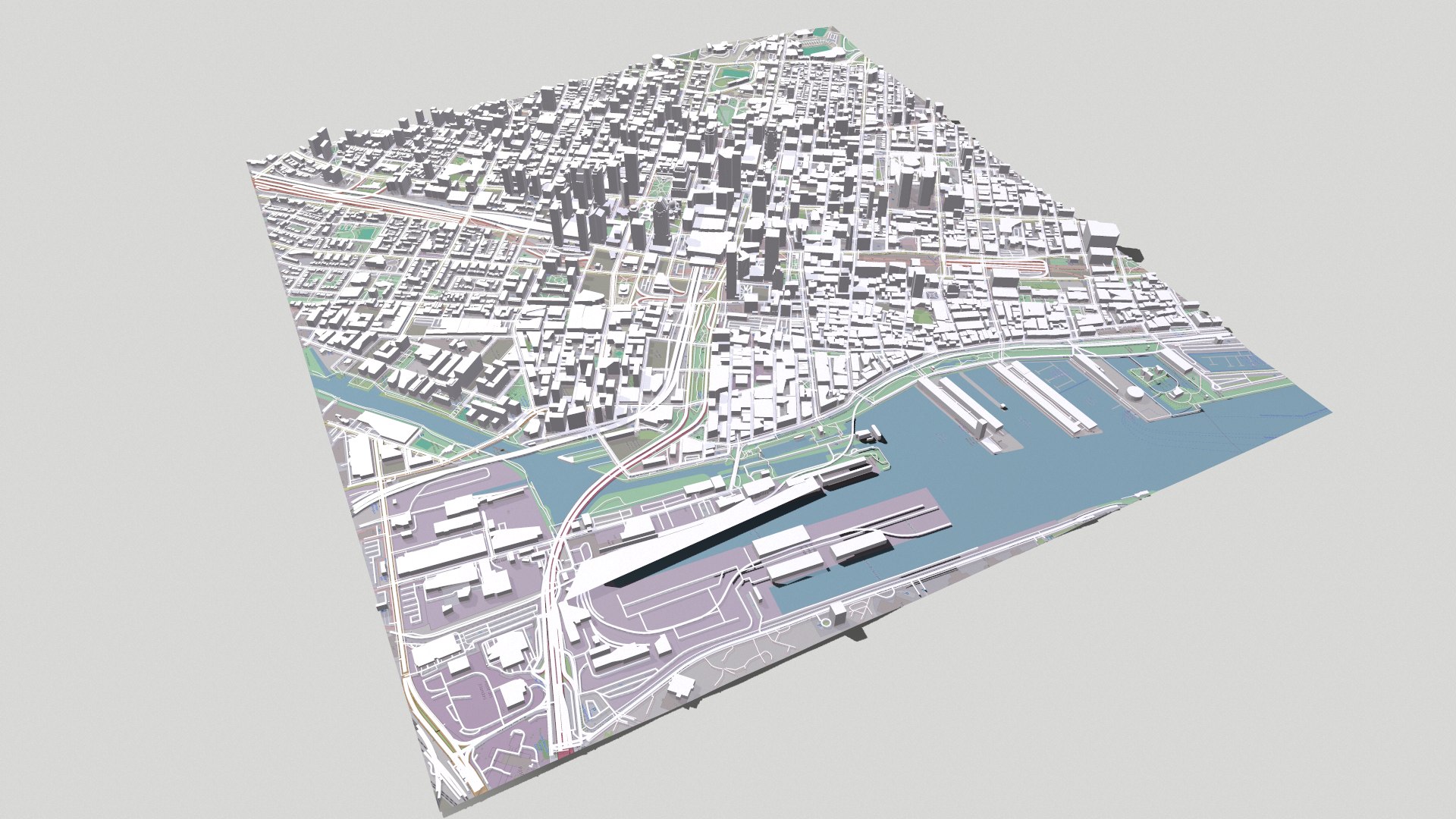3D Cityscape Montreal Quebec Canada Model - TurboSquid 2252900