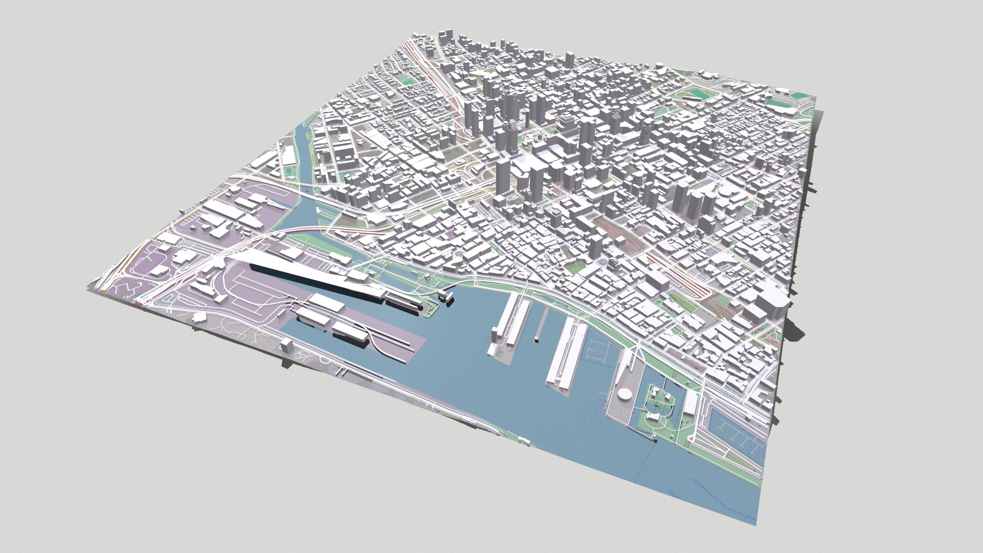 3D Cityscape Montreal Quebec Canada Model - TurboSquid 2252900