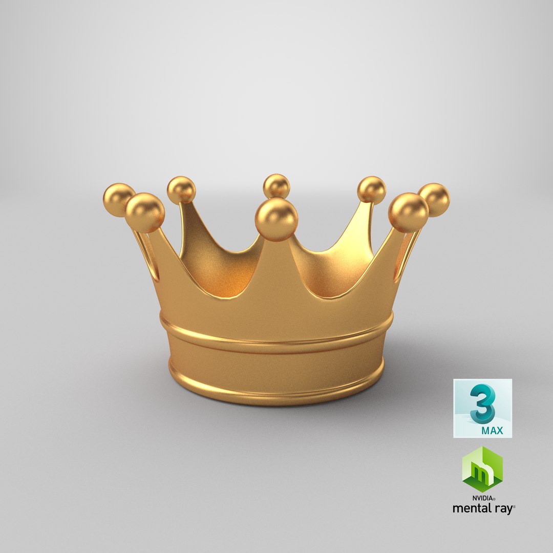 Gold Crown 3D Model - TurboSquid 1504049