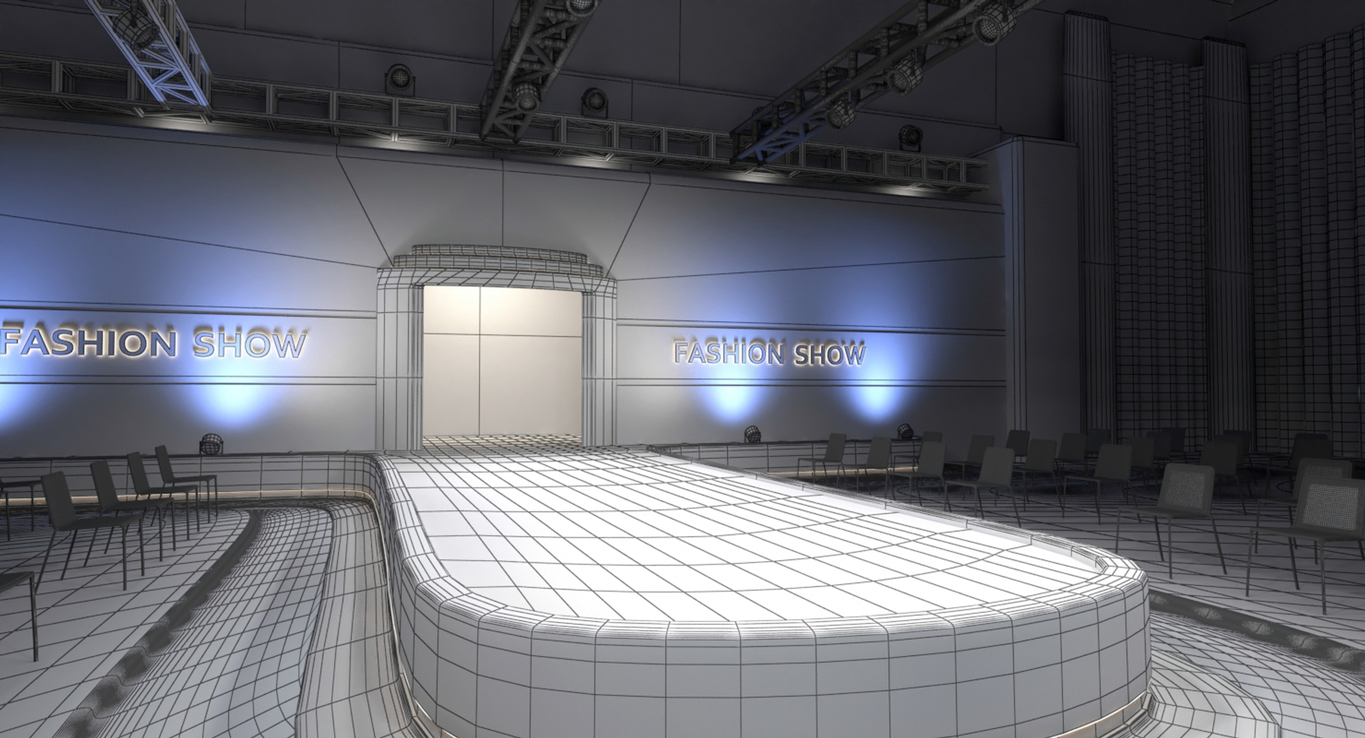 3D model catwalk stage - TurboSquid 1694606