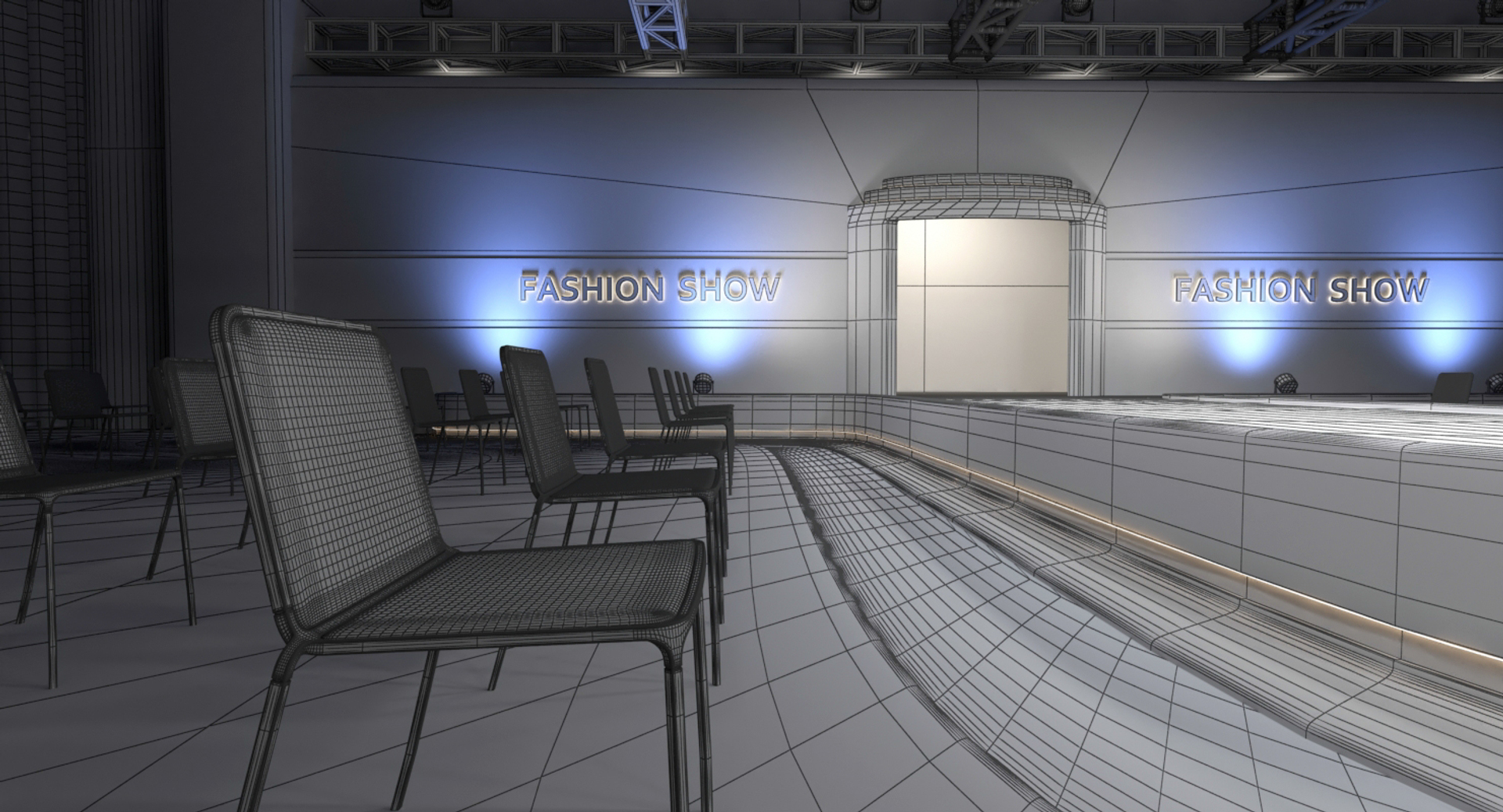 3D model catwalk stage - TurboSquid 1694606
