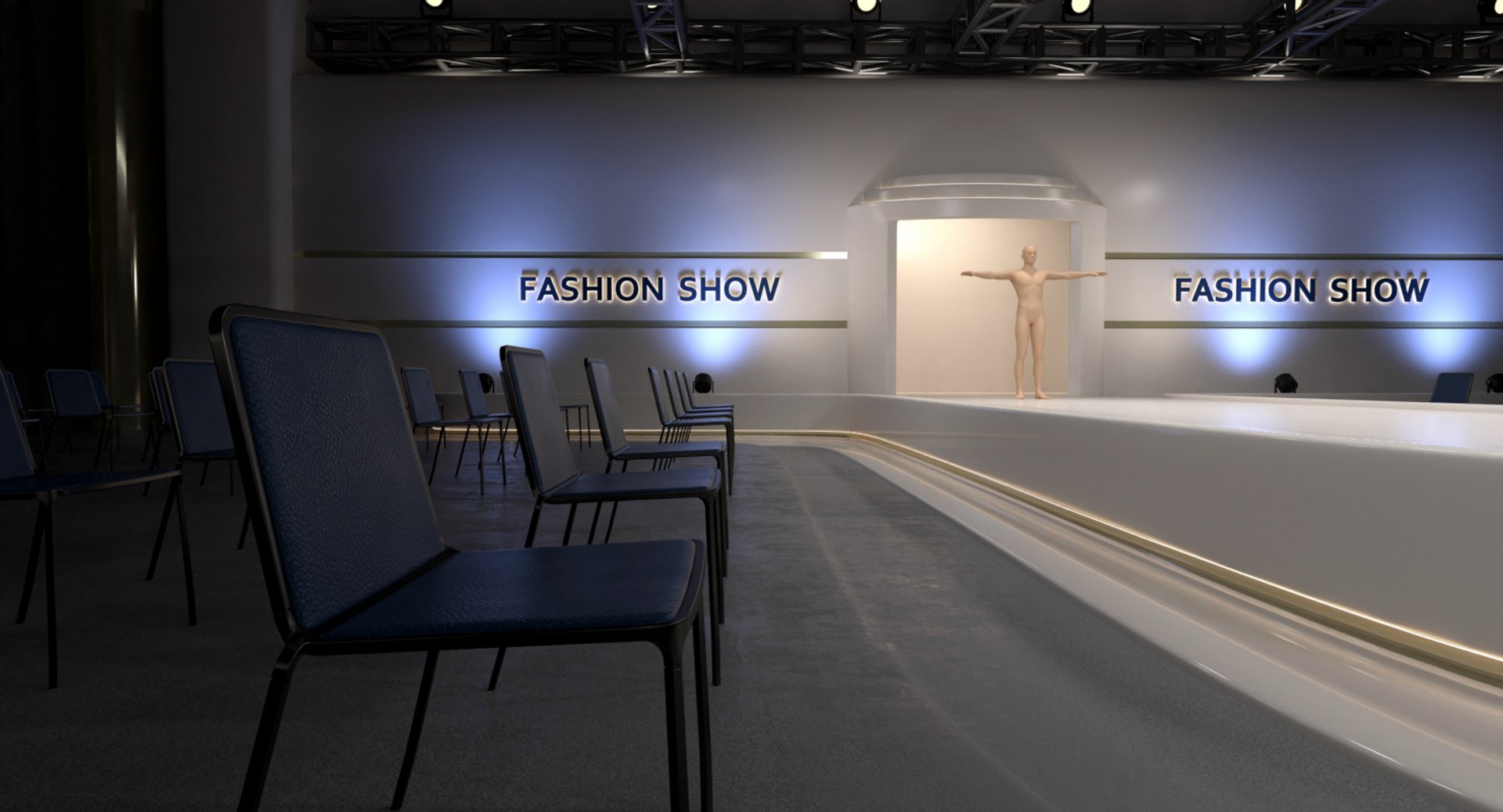 3D model catwalk stage - TurboSquid 1694606