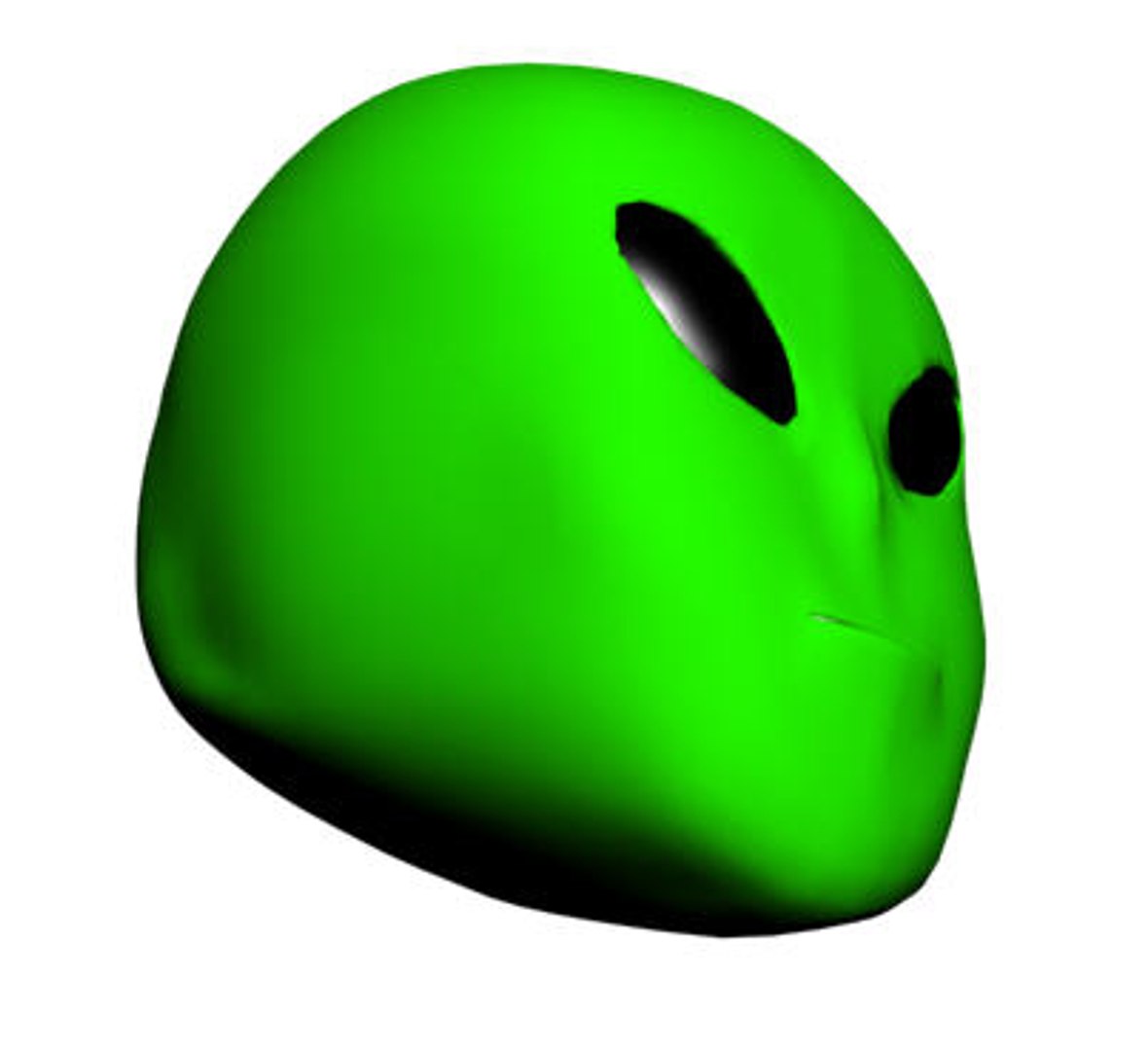 Free Alien Head 3d Model