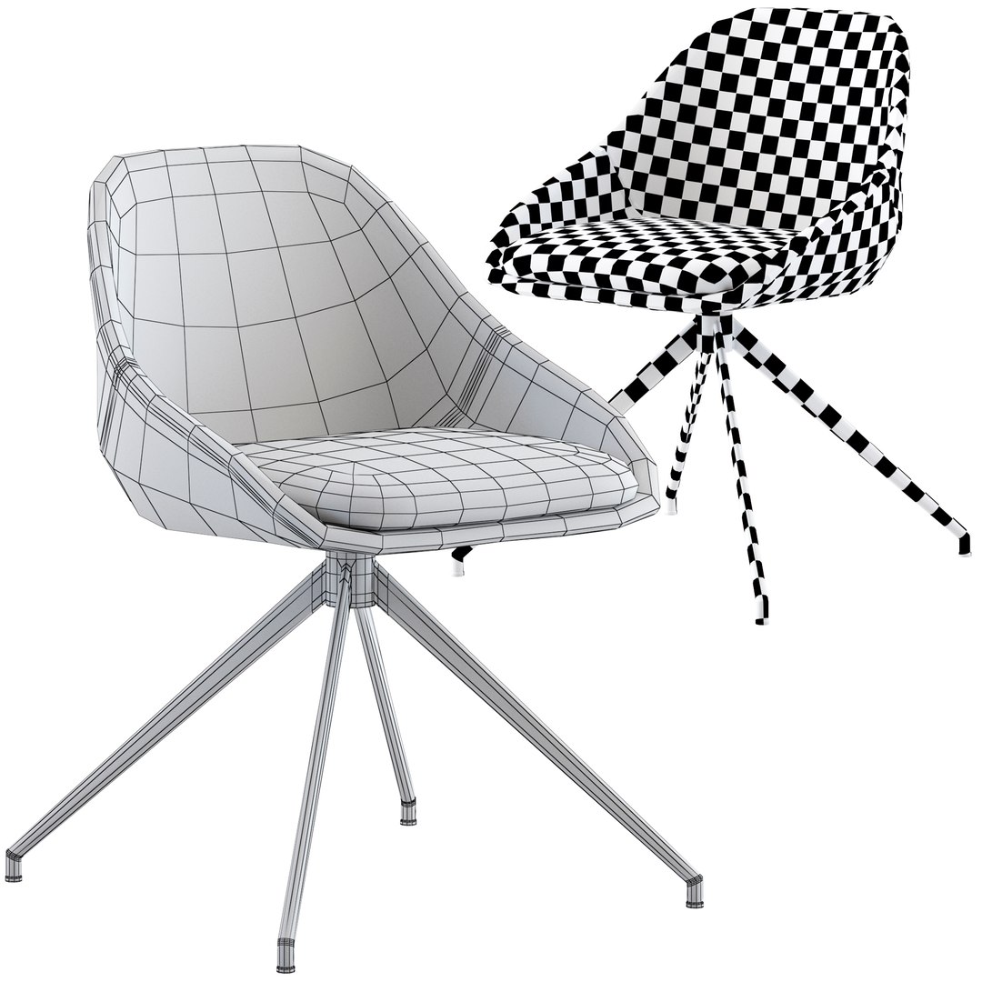 3D Globewest Cooper Spider Leg Office Chair Model - TurboSquid 2334747