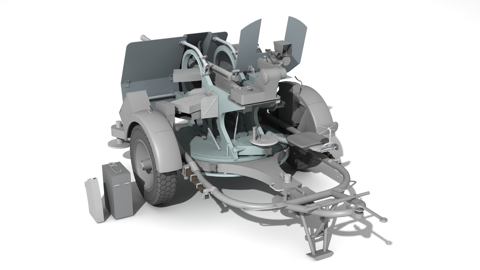 3D Model Flak 38 2 Cm - TurboSquid 1923385