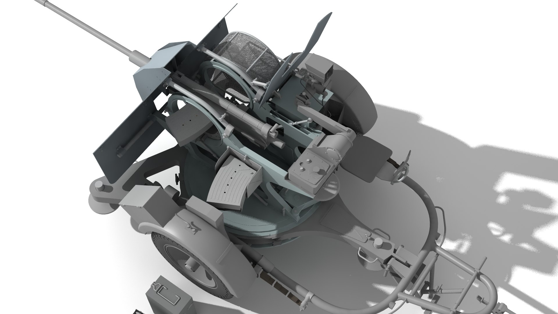 3D Model Flak 38 2 Cm - TurboSquid 1923385