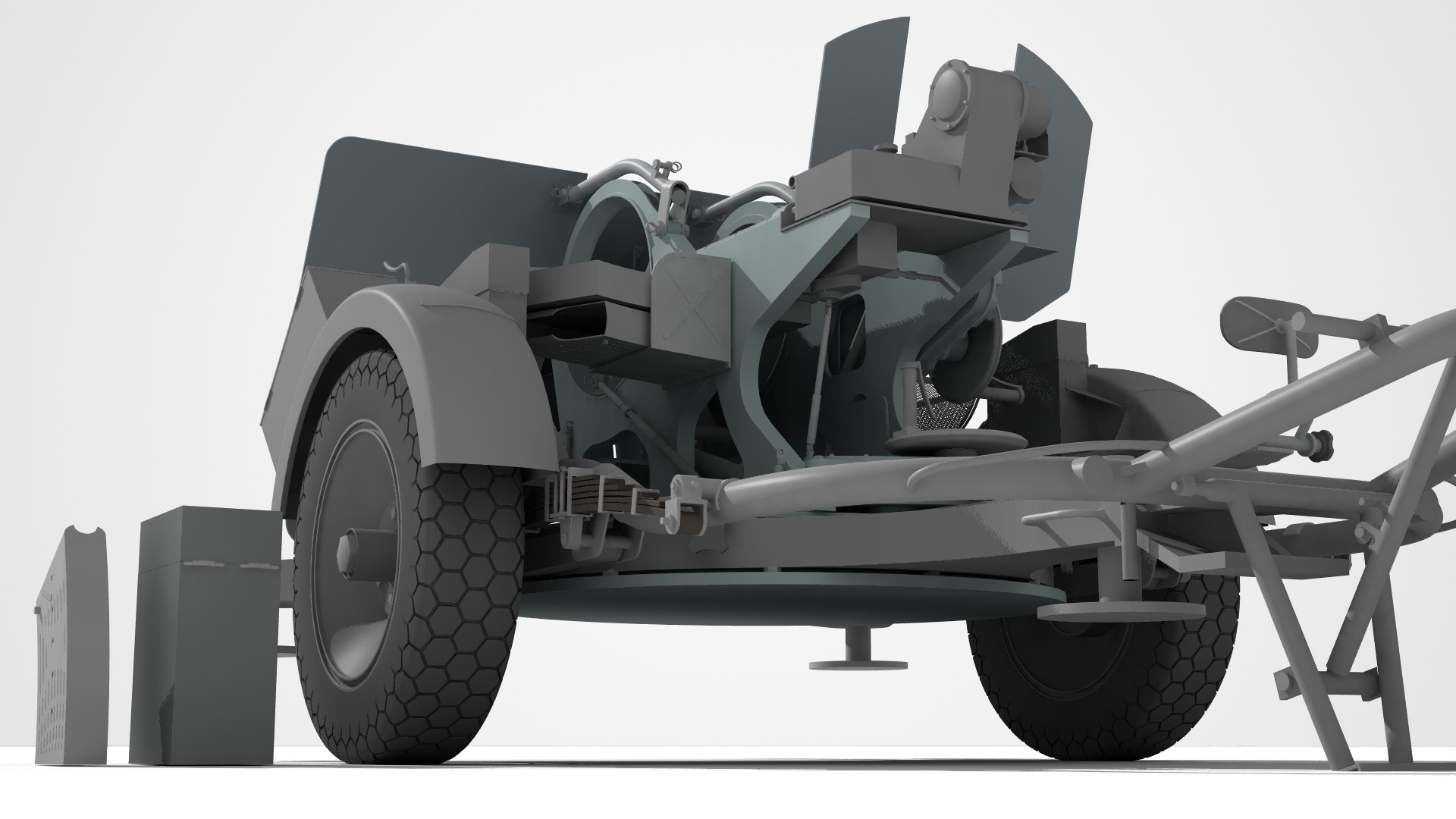 3D Model Flak 38 2 Cm - TurboSquid 1923385