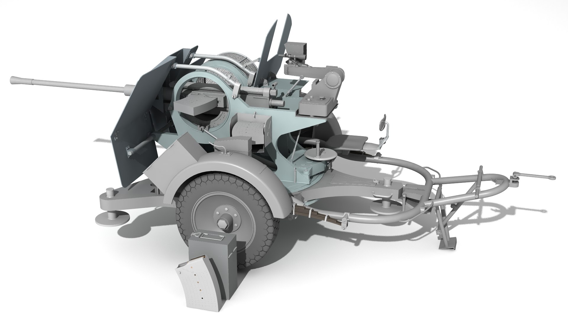 3D Model Flak 38 2 Cm - TurboSquid 1923385