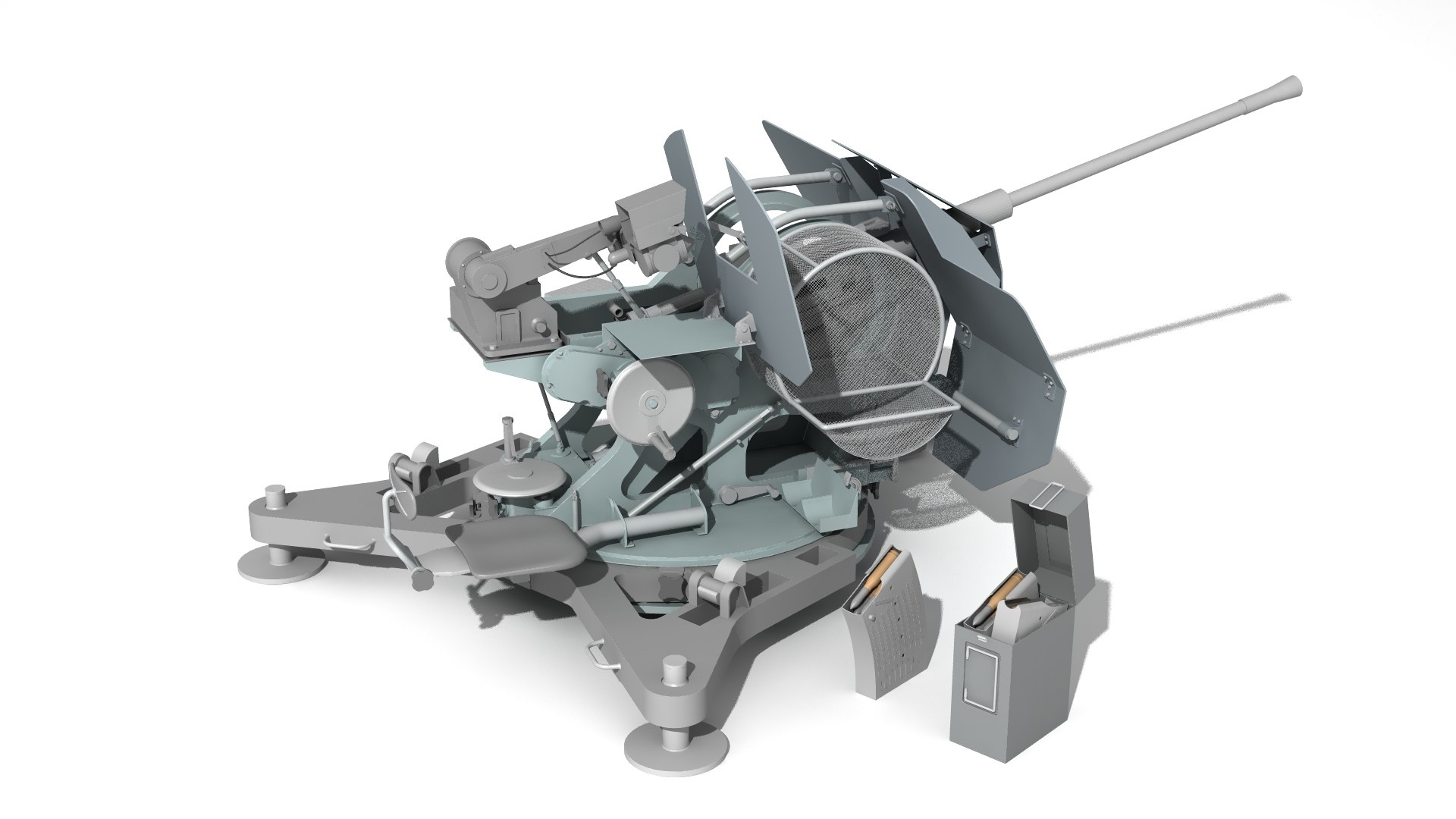 3D Model Flak 38 2 Cm - TurboSquid 1923385