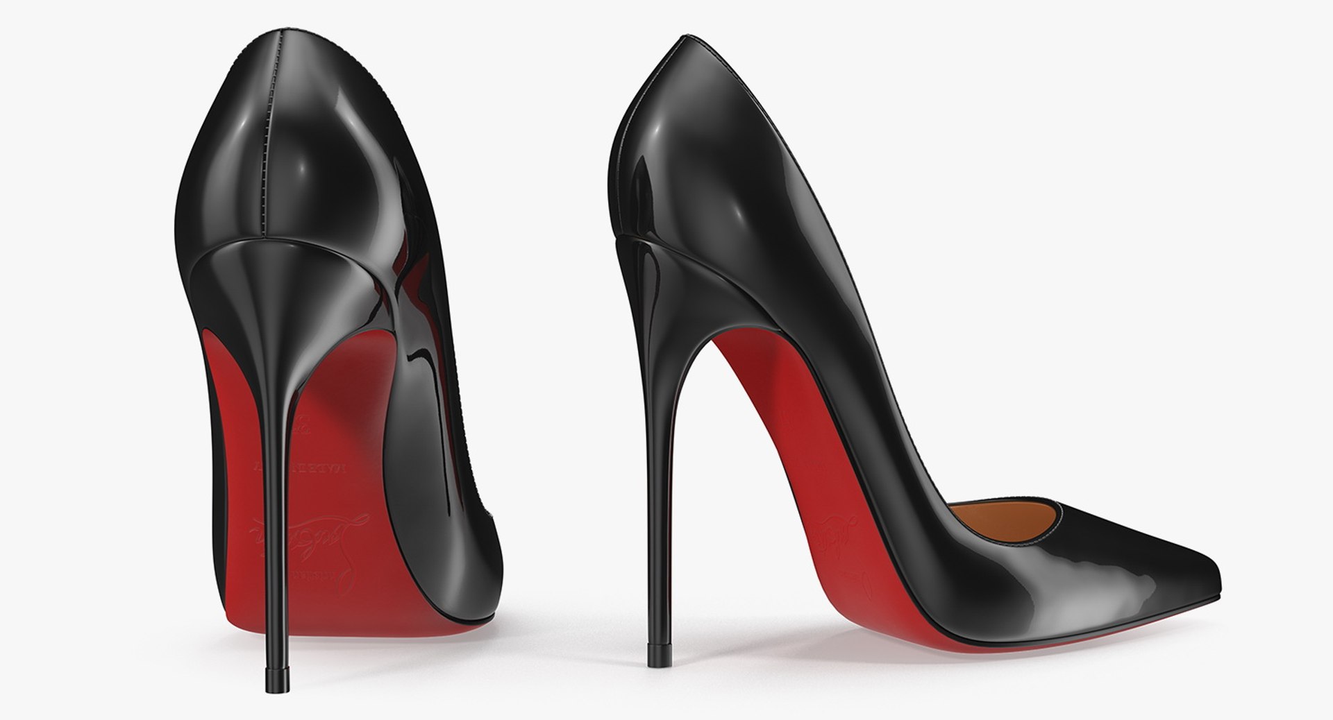 Heels Women Shoes 3D Model - TurboSquid 1362738