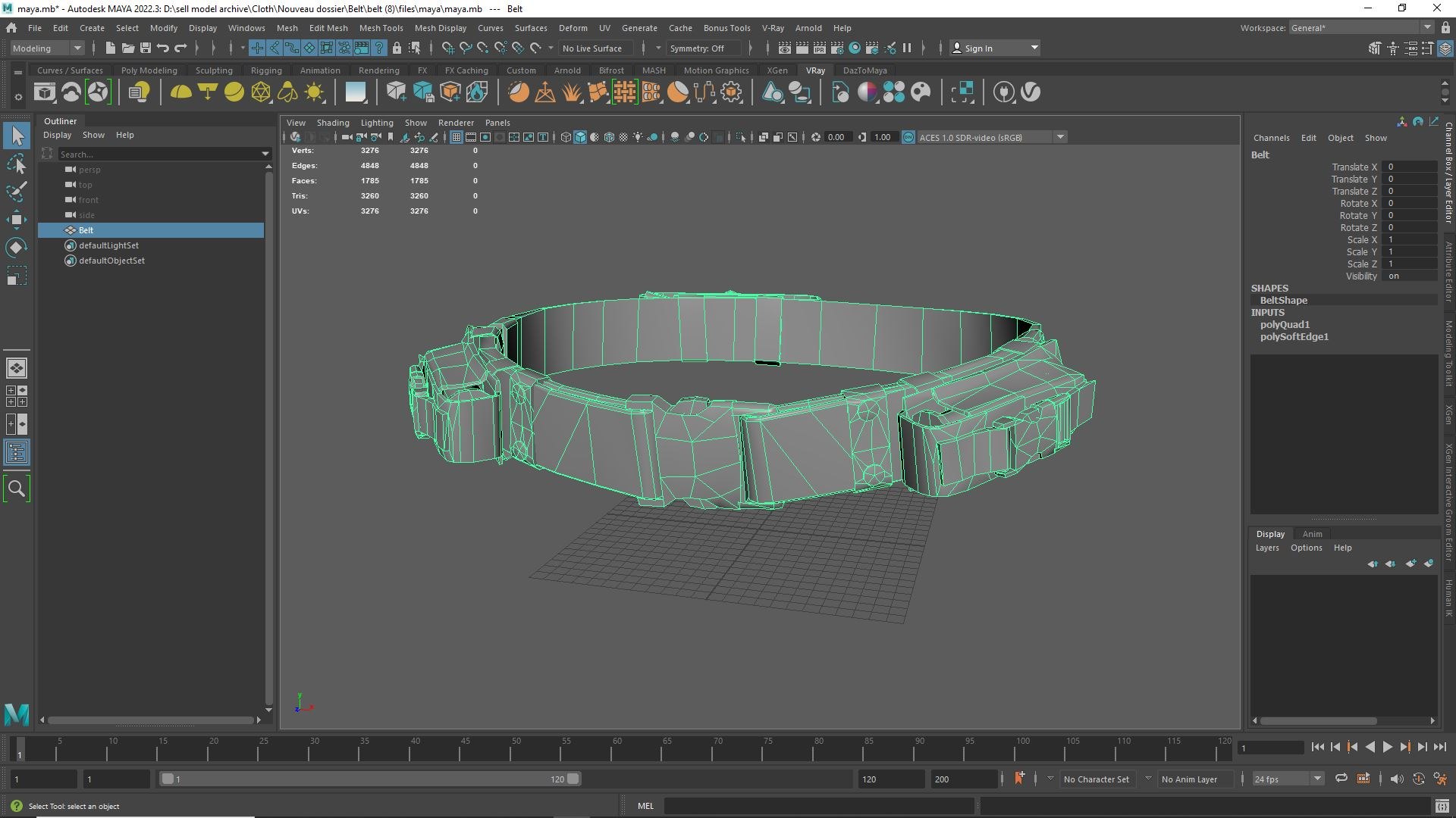 3D Model Brown Tactical Military Combat Belt - Game Ready - TurboSquid ...