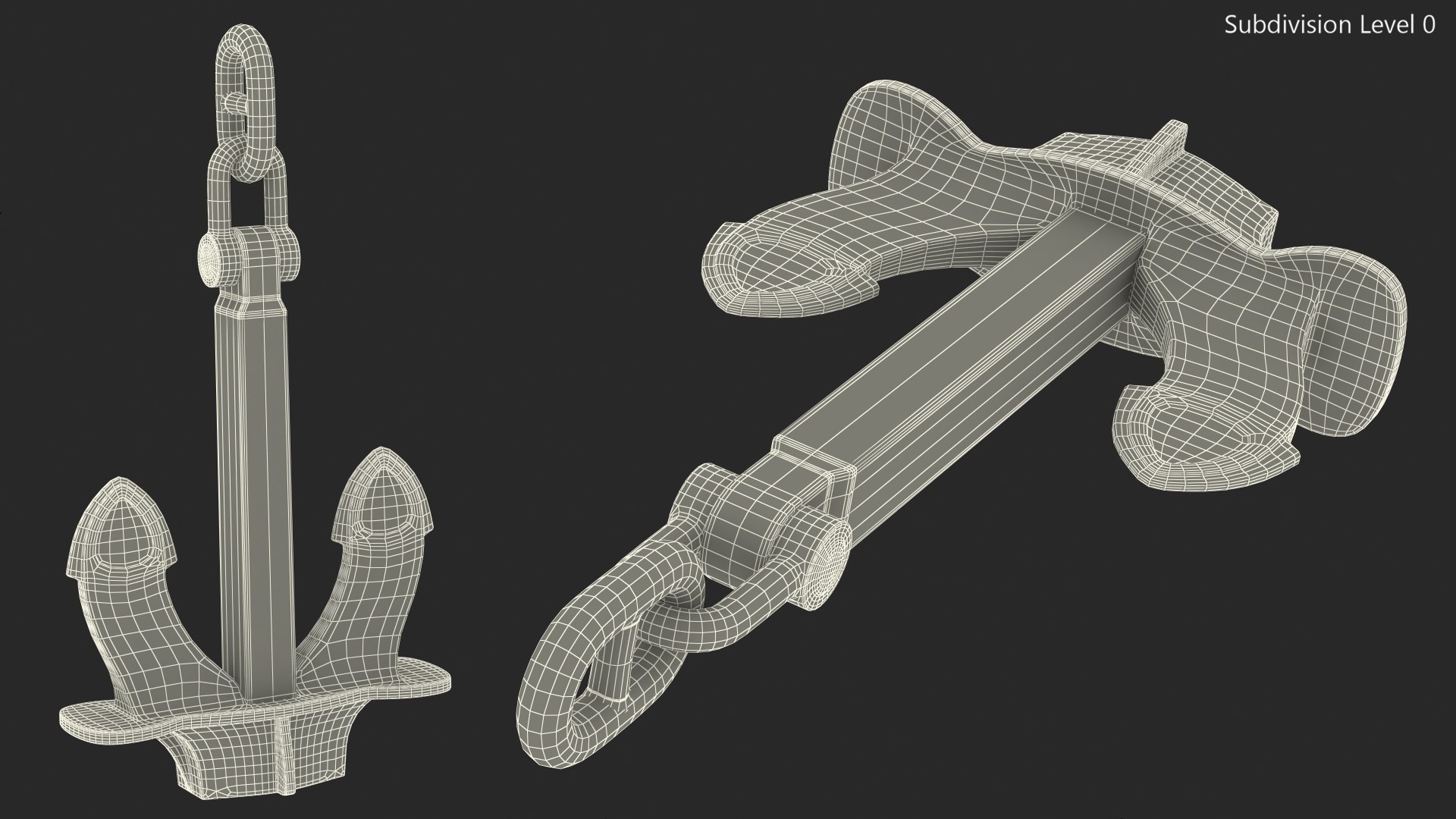 3D Rusty Anchor Model - TurboSquid 1620775