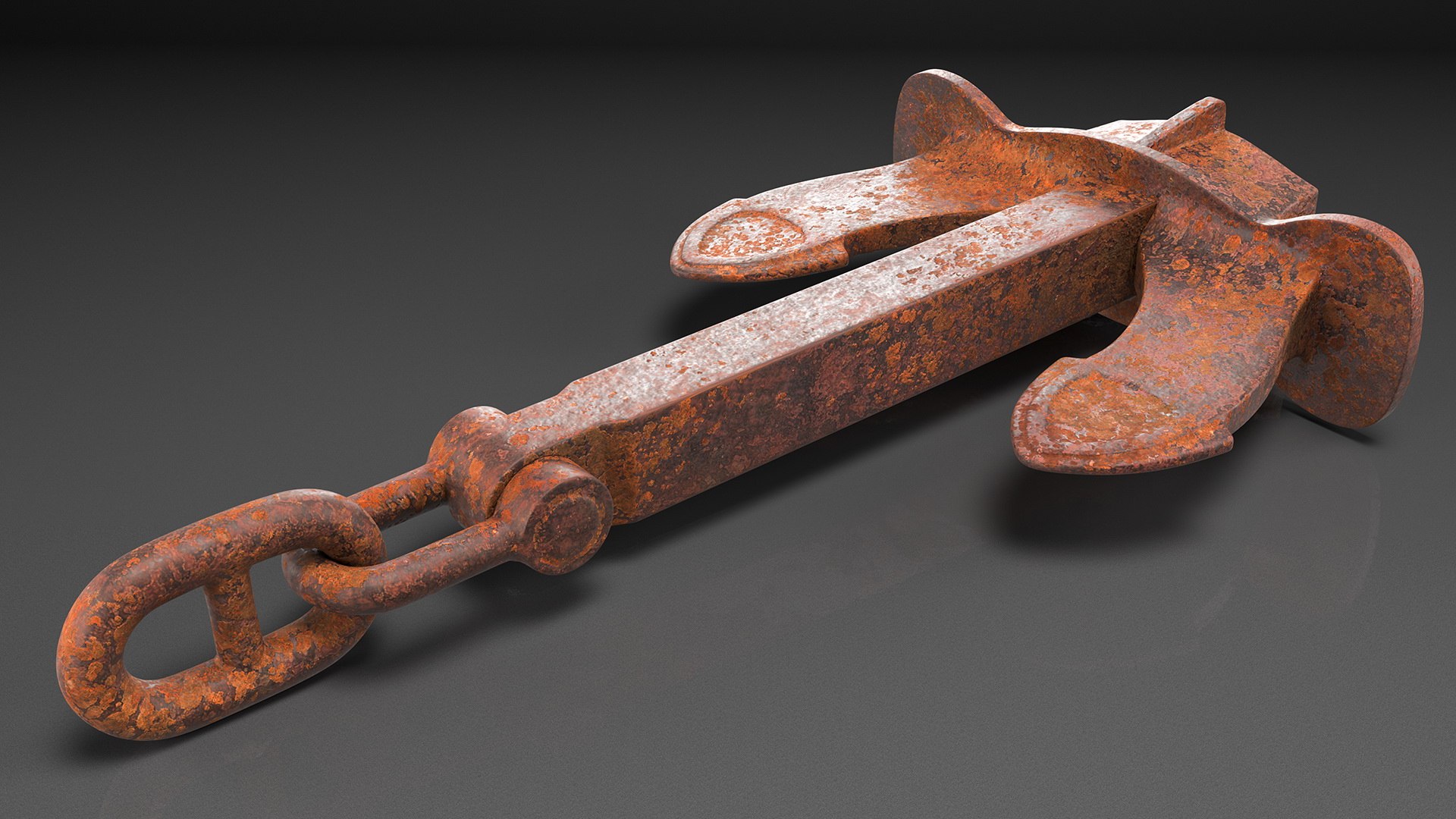 3D Rusty Anchor Model - TurboSquid 1620775