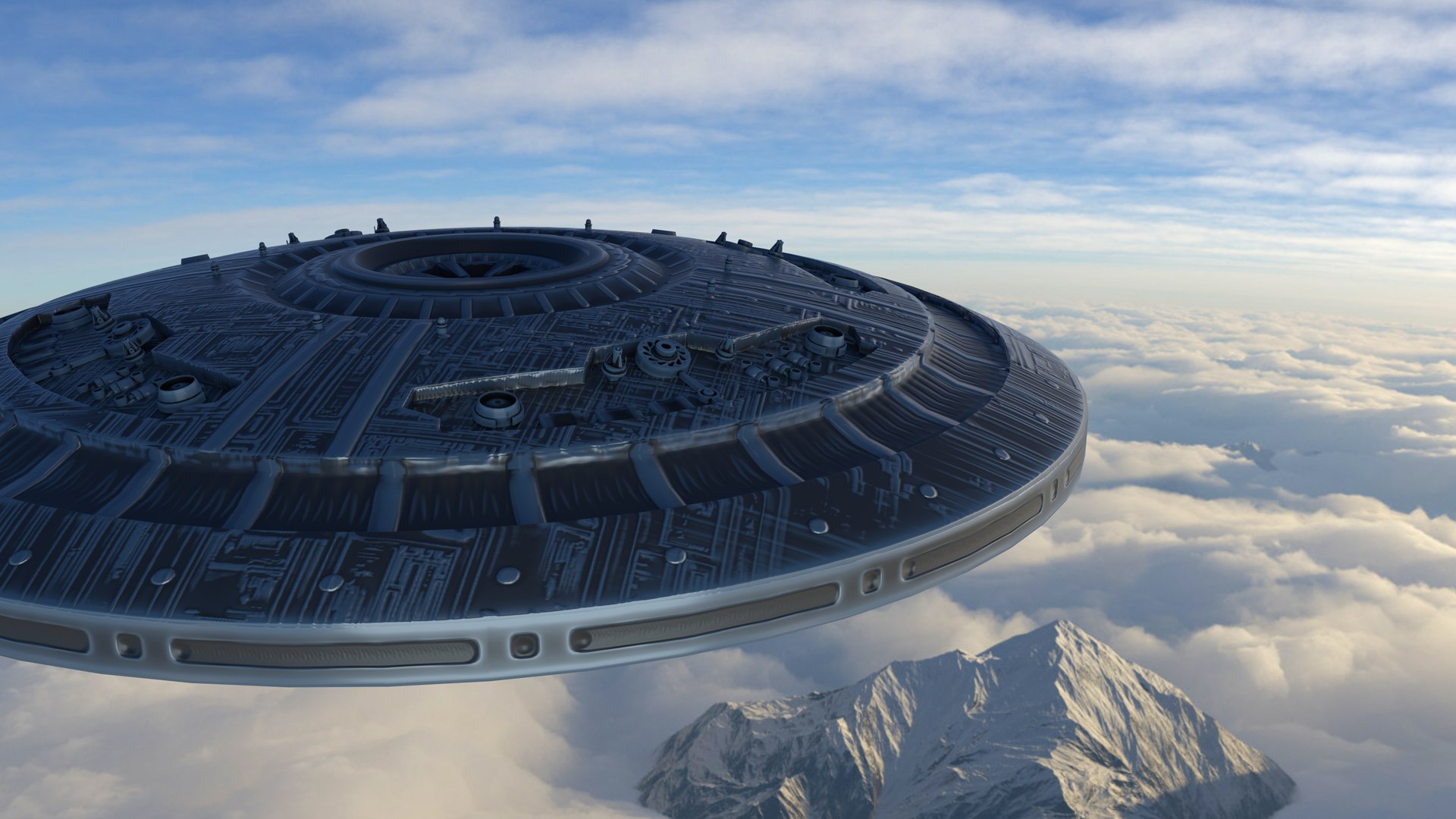 UFO MotherShip 3D Model - TurboSquid 1779590