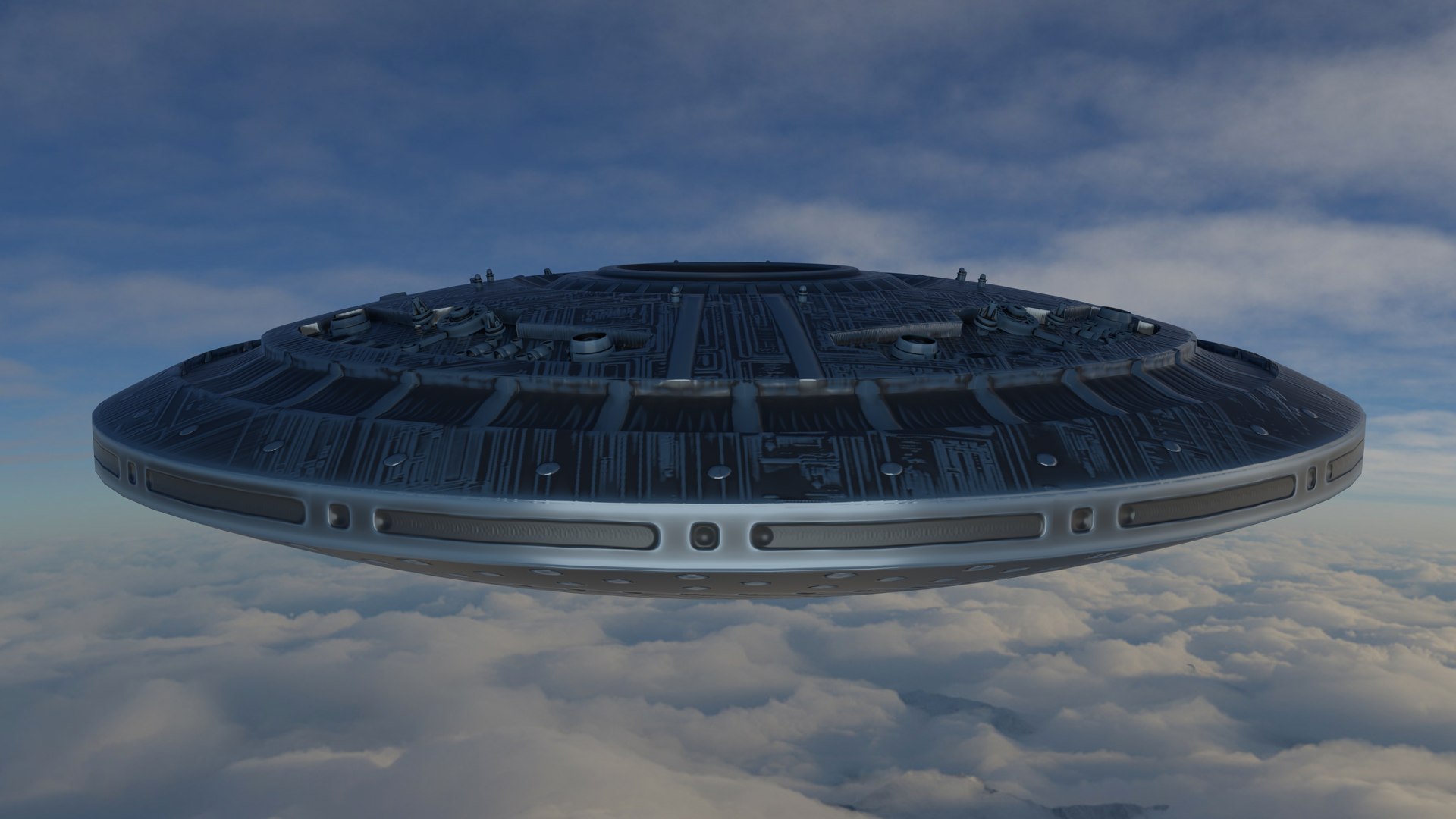 UFO MotherShip 3D model - TurboSquid 1779590