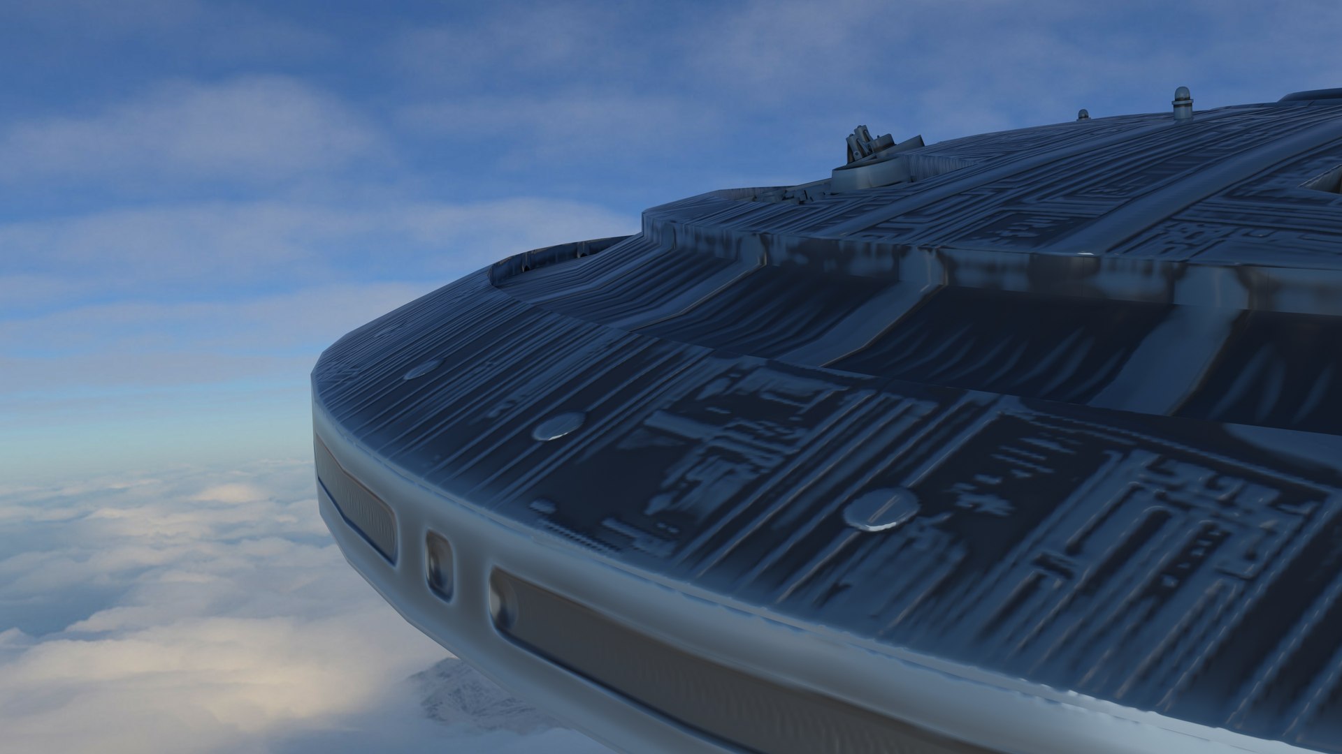 UFO MotherShip 3D Model - TurboSquid 1779590