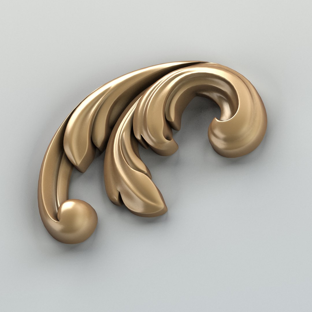 3d Carved Corner Decor