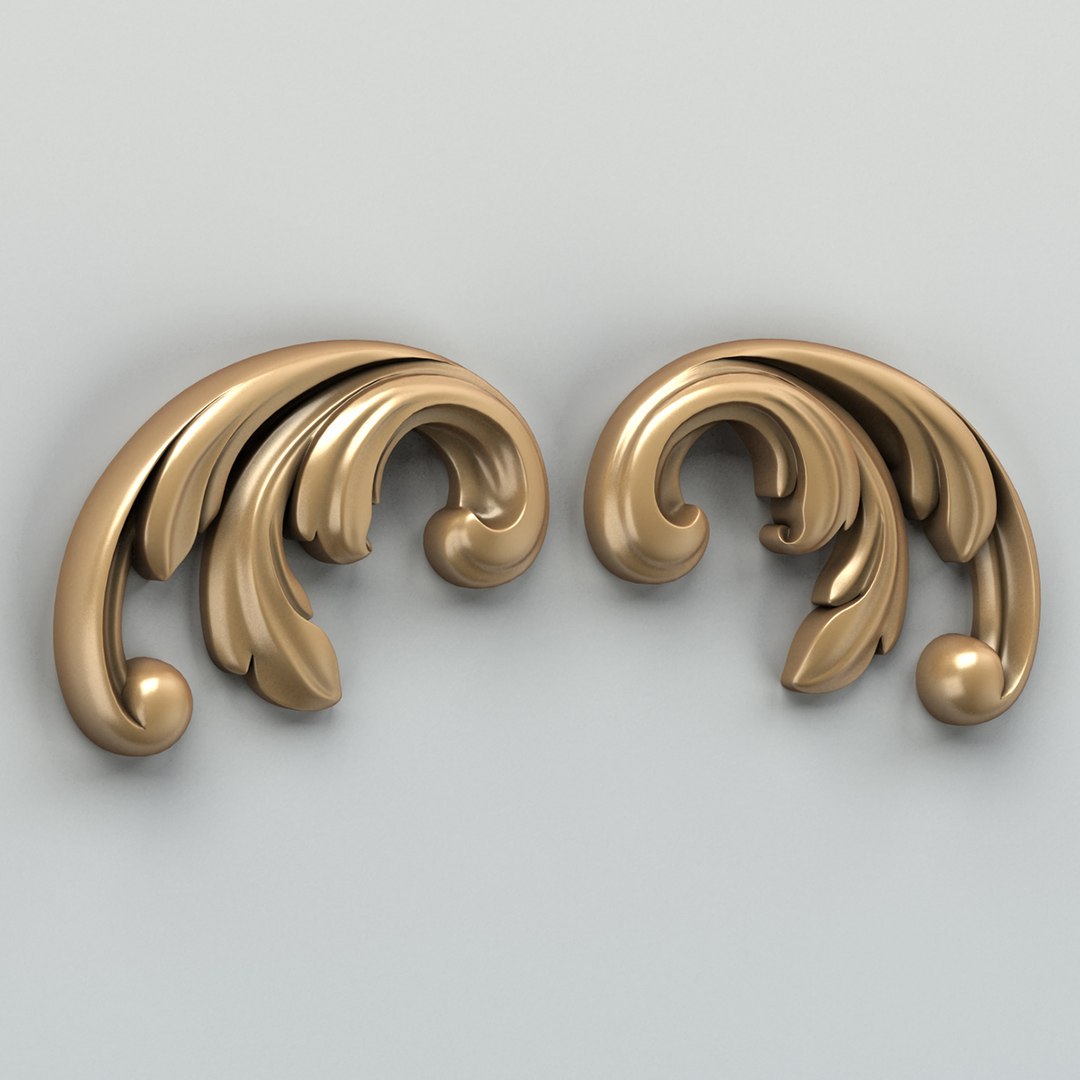 3d Carved Corner Decor