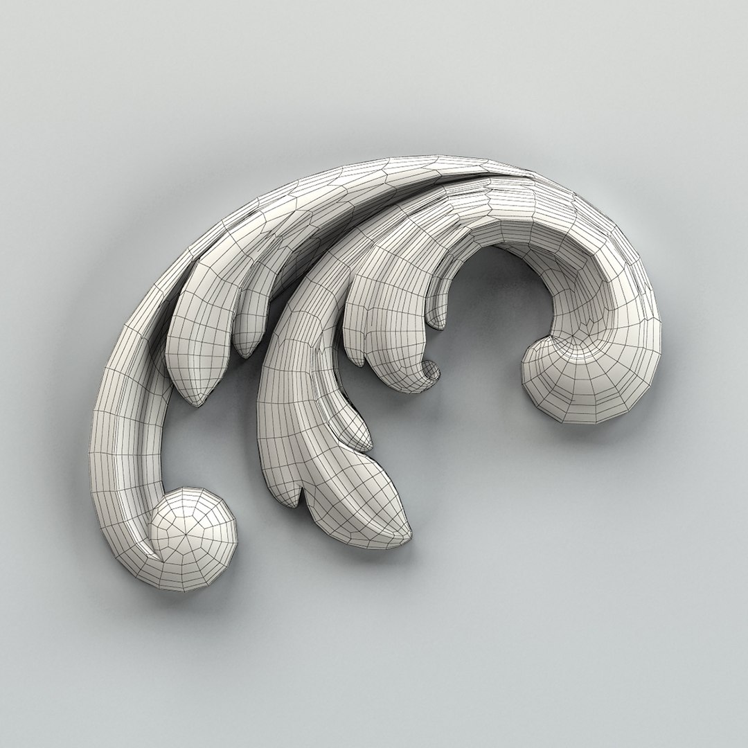 3d Carved Corner Decor