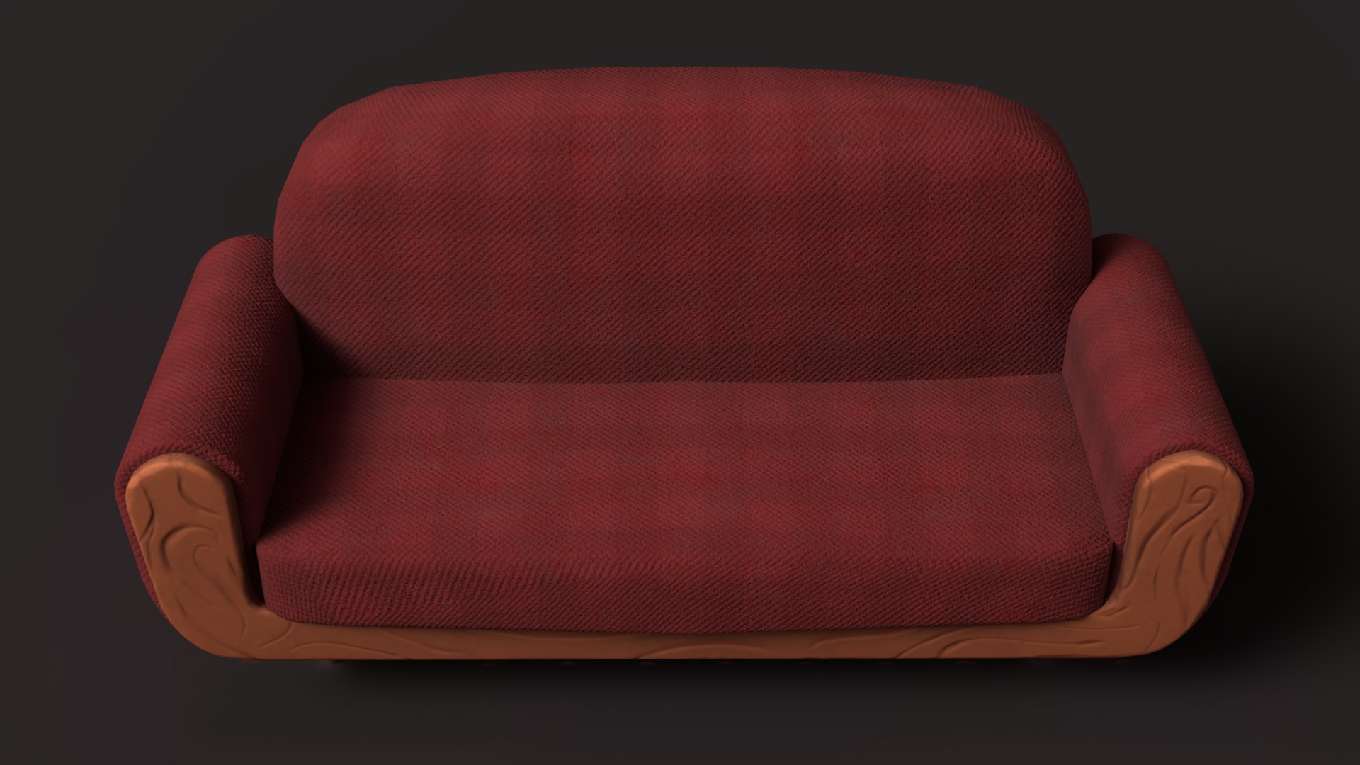 Stylized Sofa Model - TurboSquid 1964303