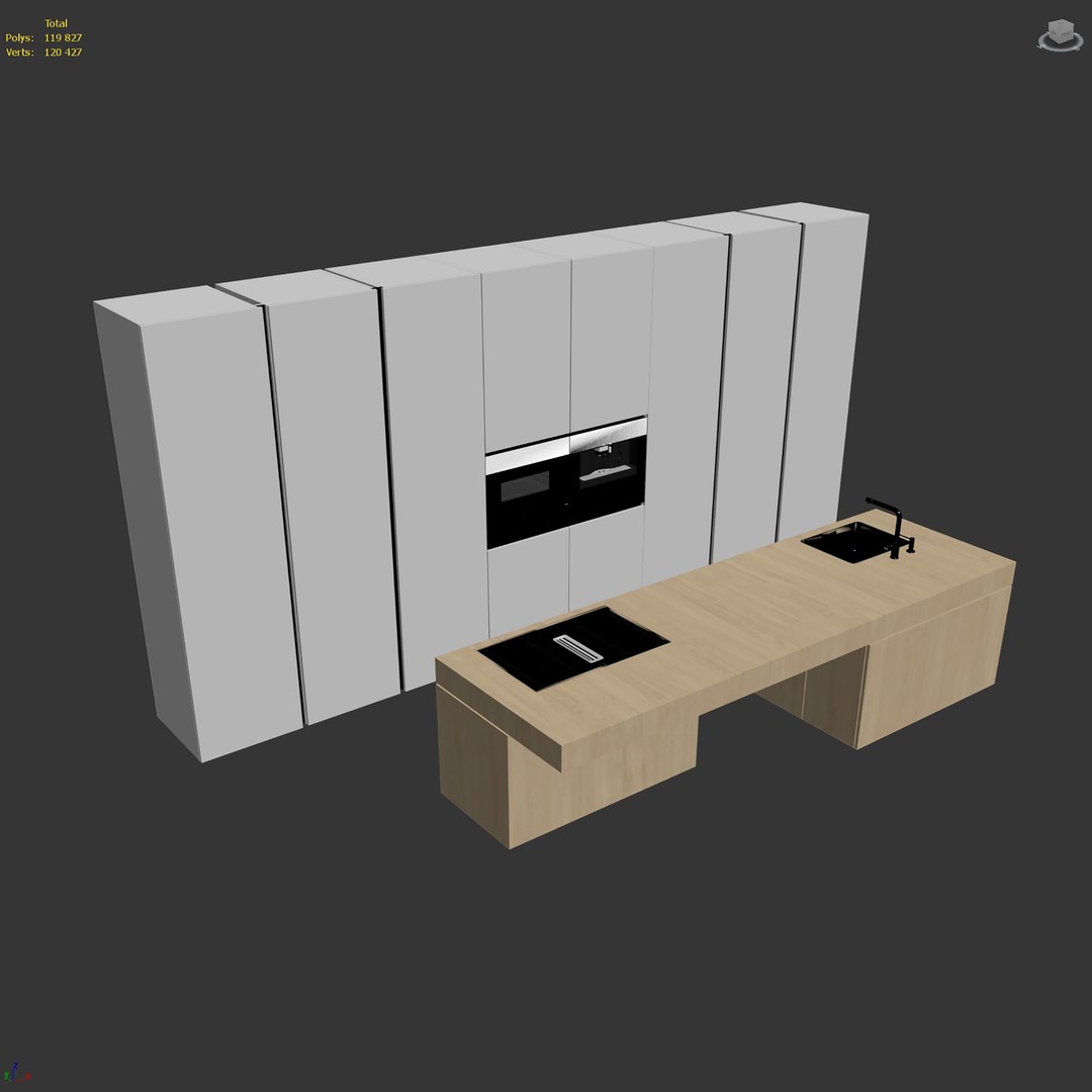 Kitchen Set 03 3D Model - TurboSquid 2150223