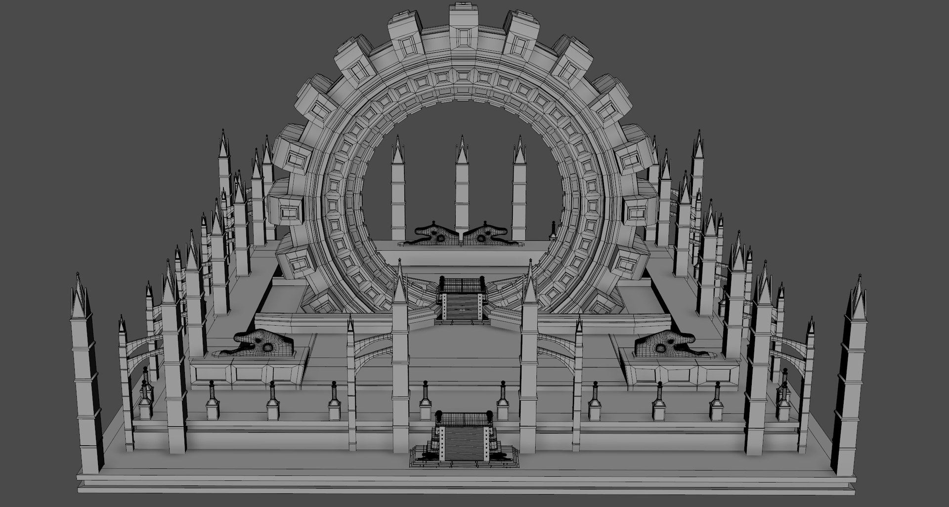 Ancient Stargate V2 3D Model - TurboSquid 2404474