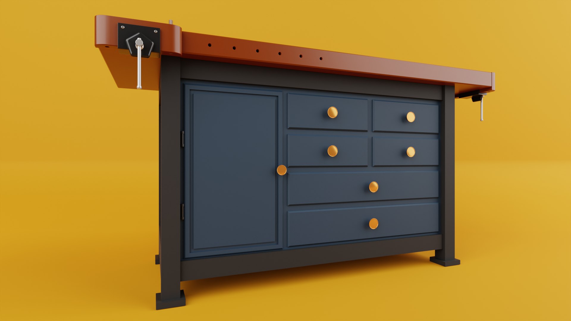 3D Stylized Workbench - TurboSquid 2172059