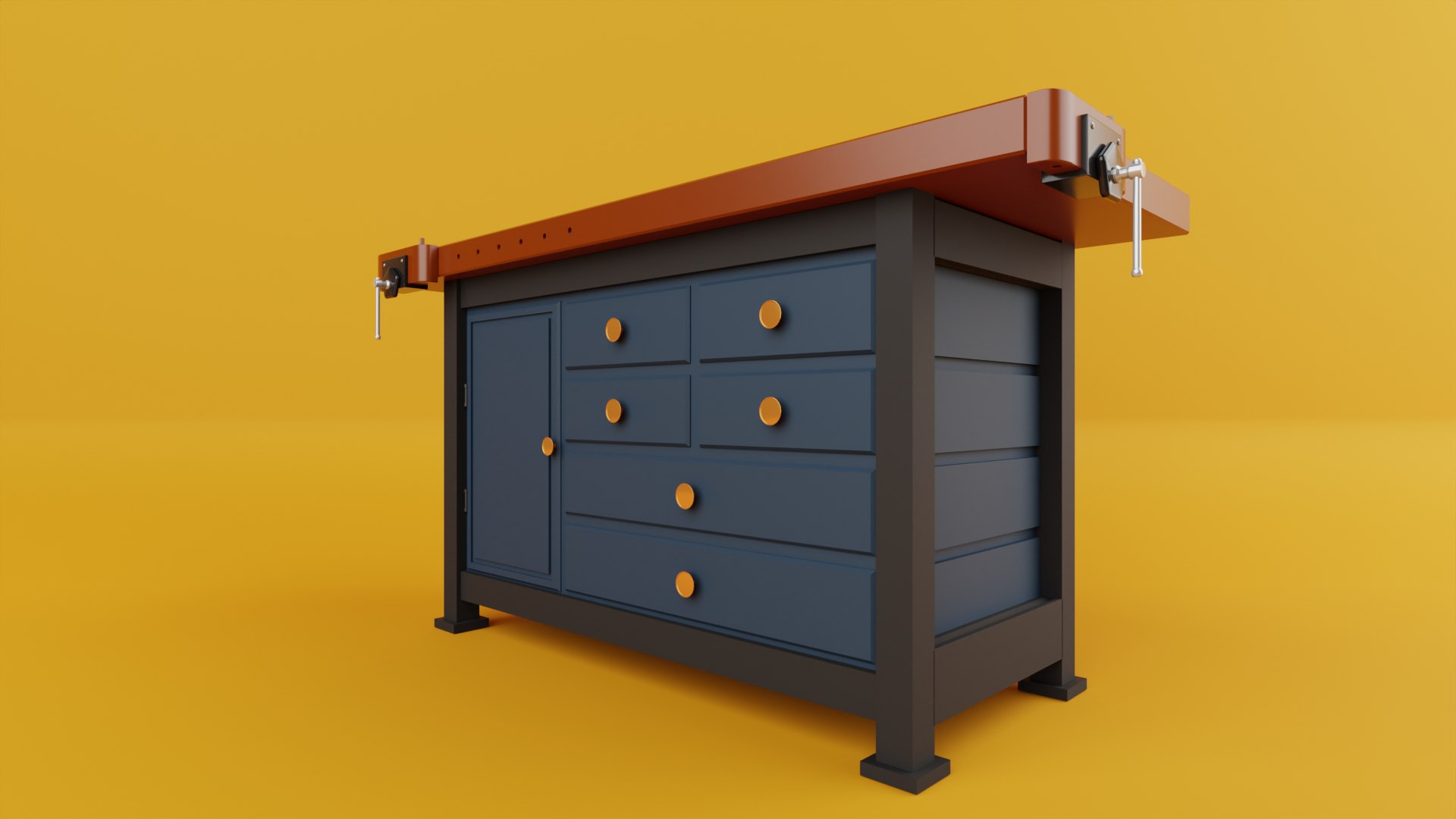 3D Stylized Workbench - TurboSquid 2172059